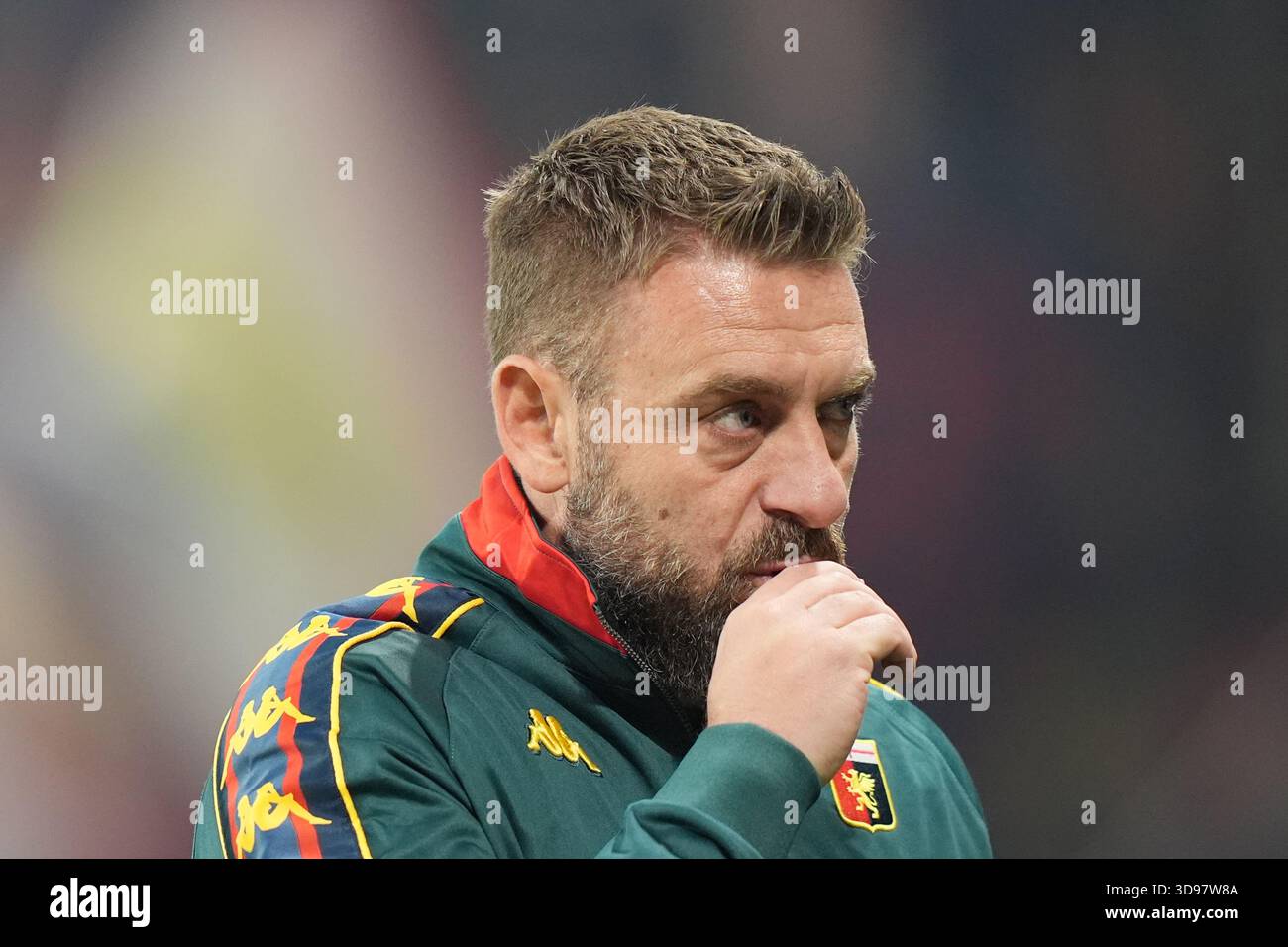Genoa’s head coach Daniele De Rossi during the Frecciarossa Italian Cup ...