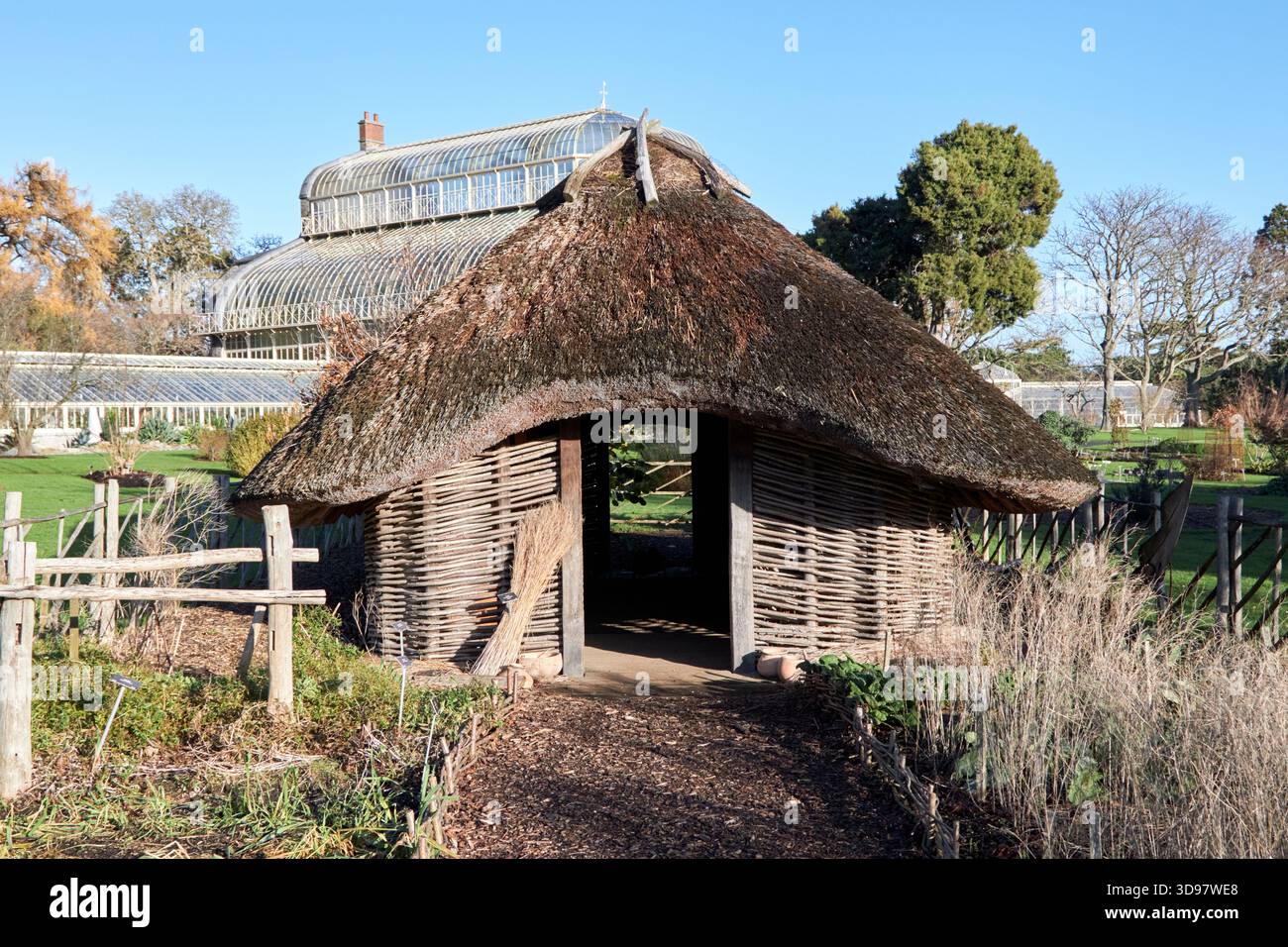viking longhouse in the grounds of the national botanic gardens dublin ...