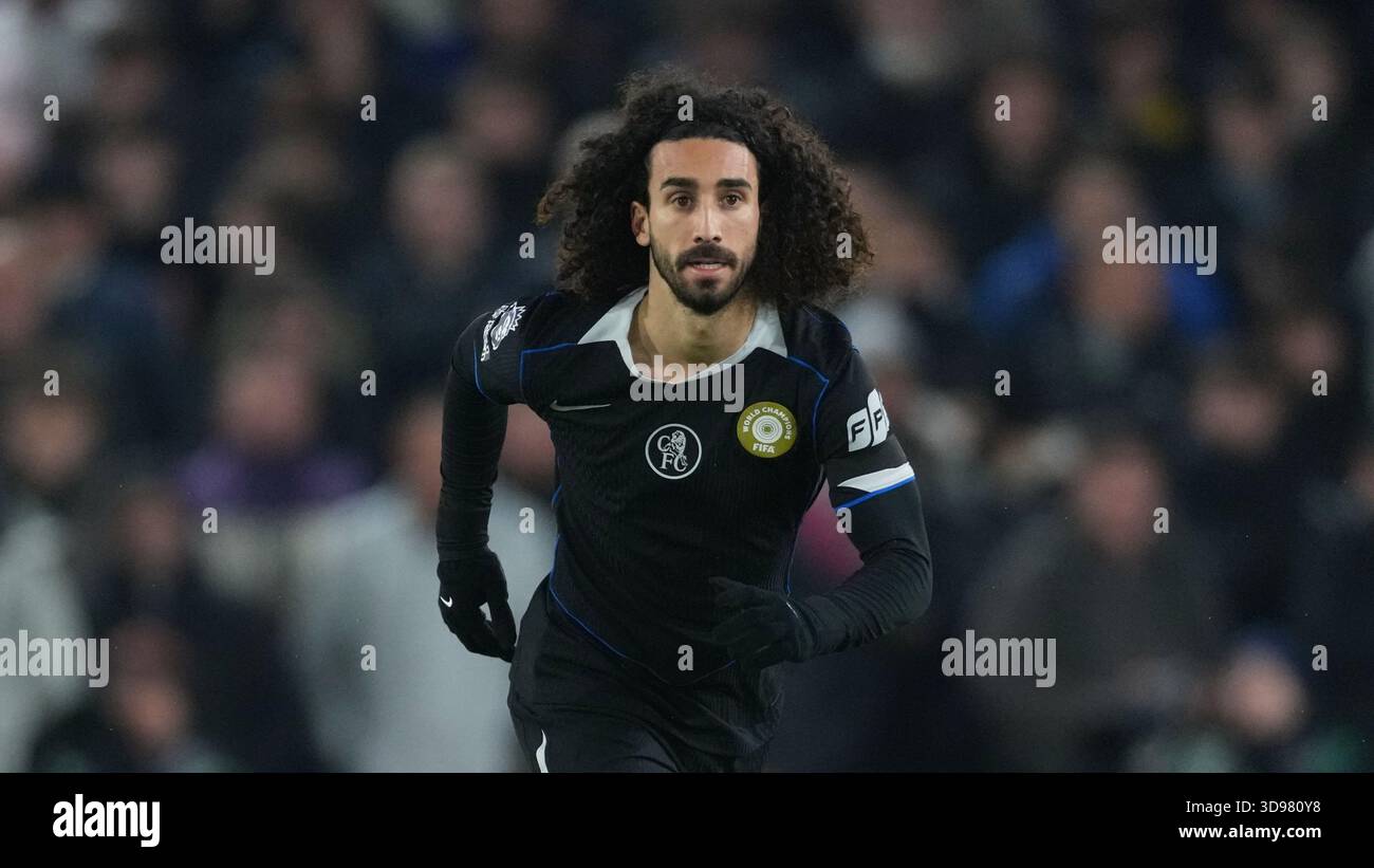 Chelsea's Marc Cucurella plays the ball during the English Premier ...
