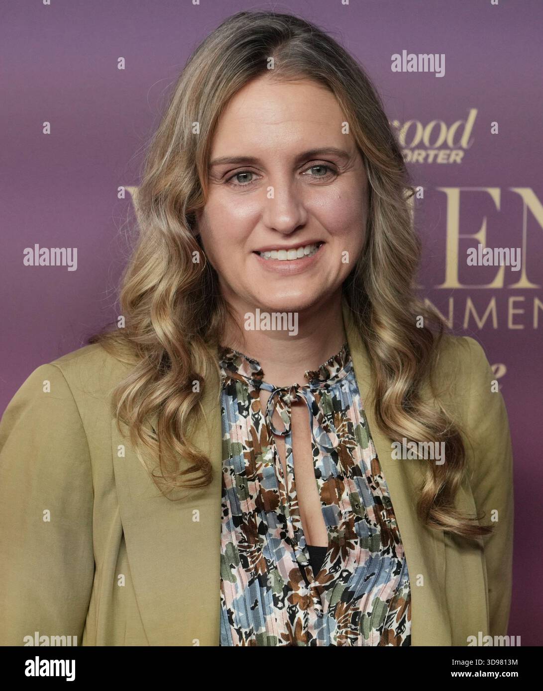 Jenna Santoianni arrives at The Hollywood Reporter's Annual Women In ...