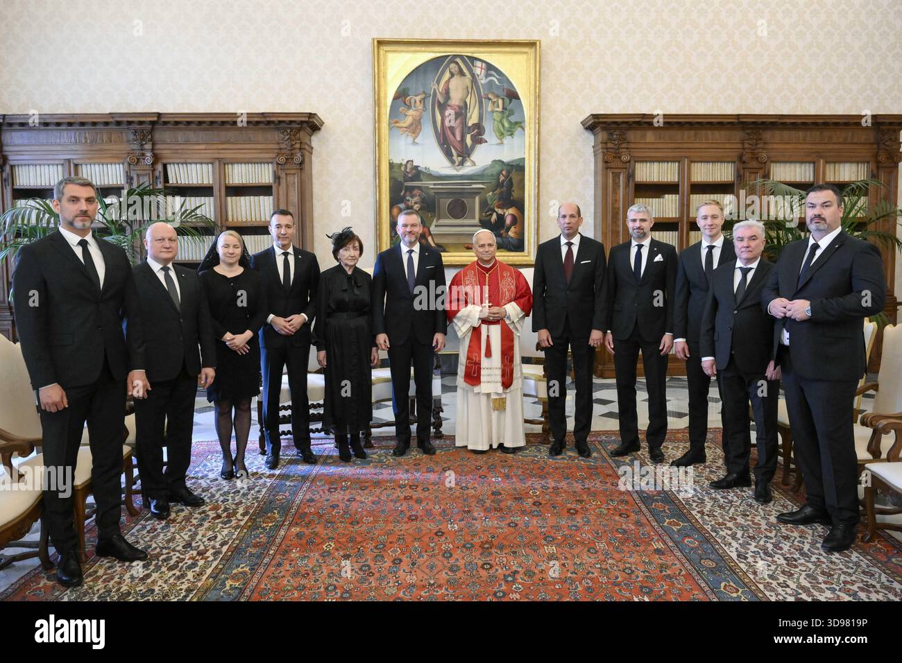 **NO LIBRI** Italy, Rome, 2025/12/04 Pope Leo XIV receives President of ...