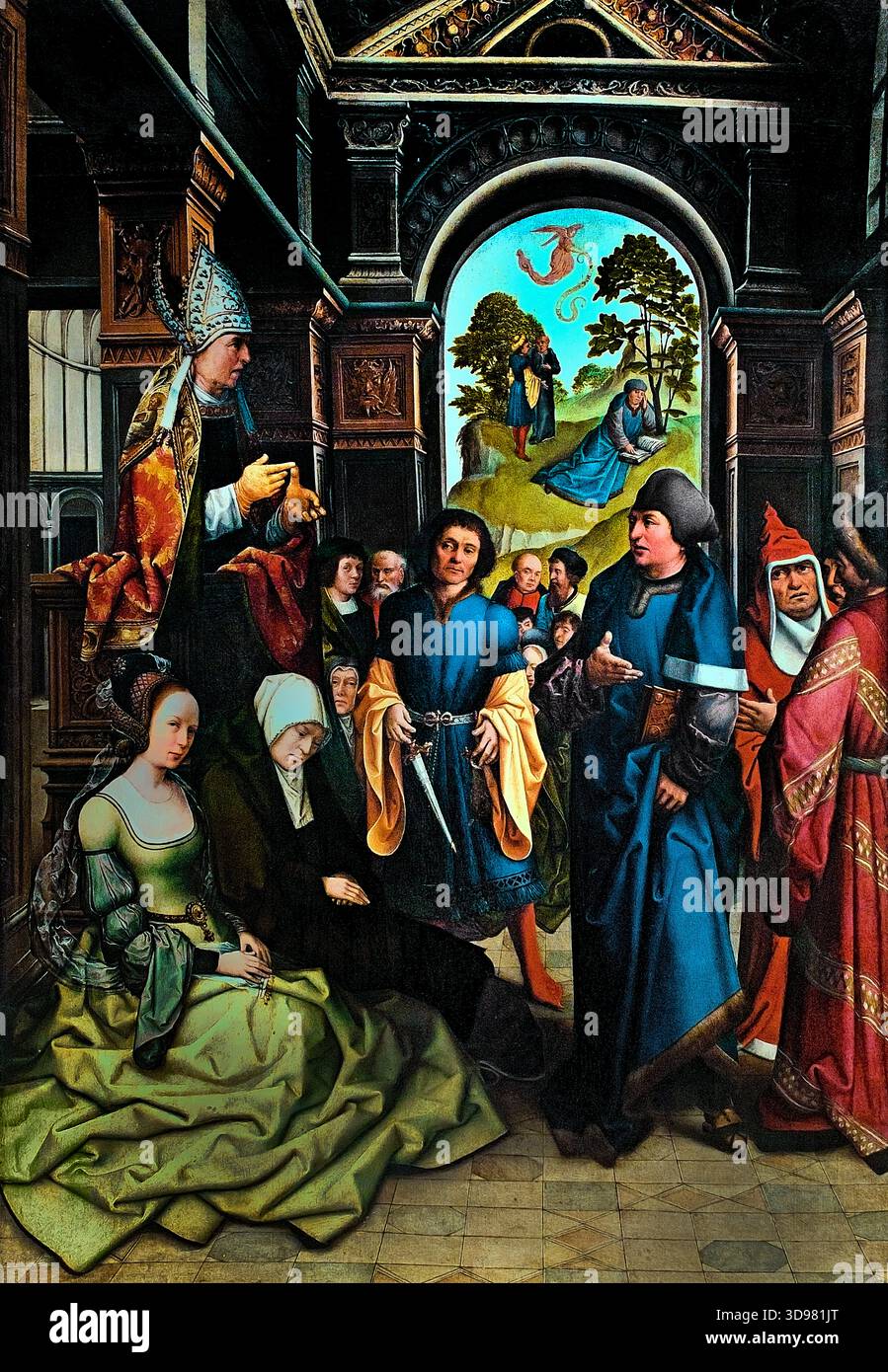 Two standing holy bishops hi-res stock photography and images - Alamy