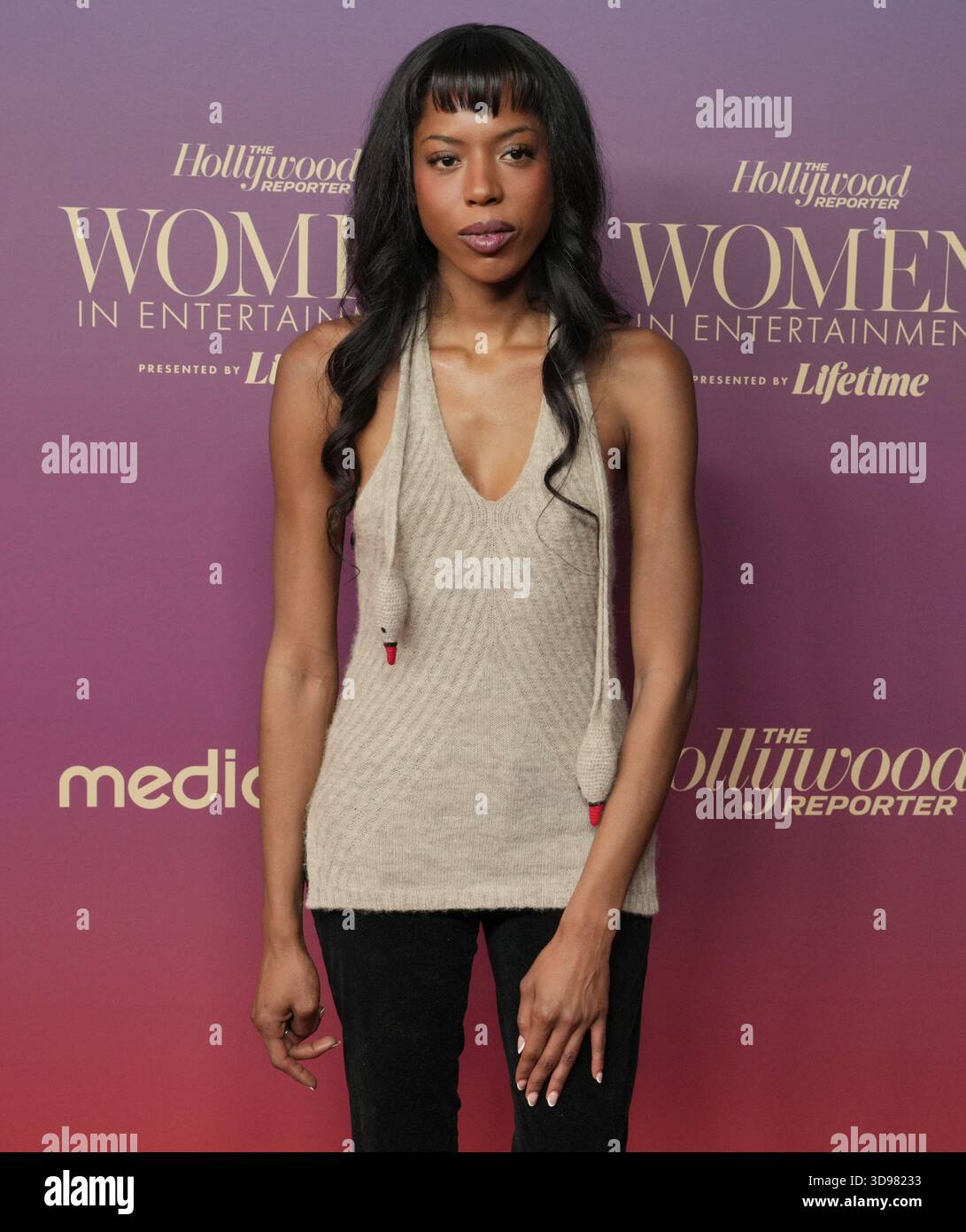 True Whitaker arrives at The Hollywood Reporter's Annual Women In ...