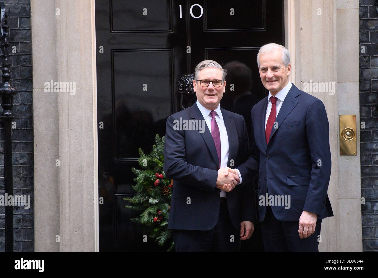 London, UK. 4 Dec 2025. Pictured: Norwegian Prime Minister Jonas Gahr ...