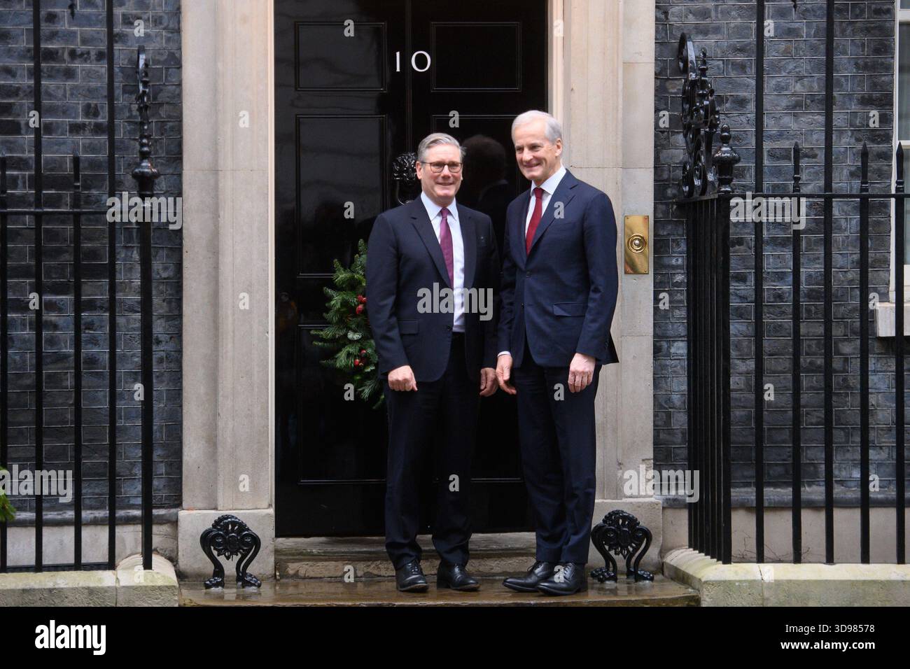 London, UK. 4 Dec 2025. Pictured: Norwegian Prime Minister Jonas Gahr ...