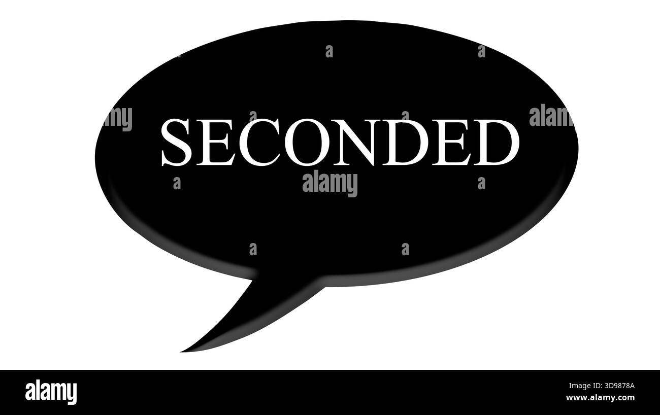 Digital composite. Black speech bubble with text commonly used in ...
