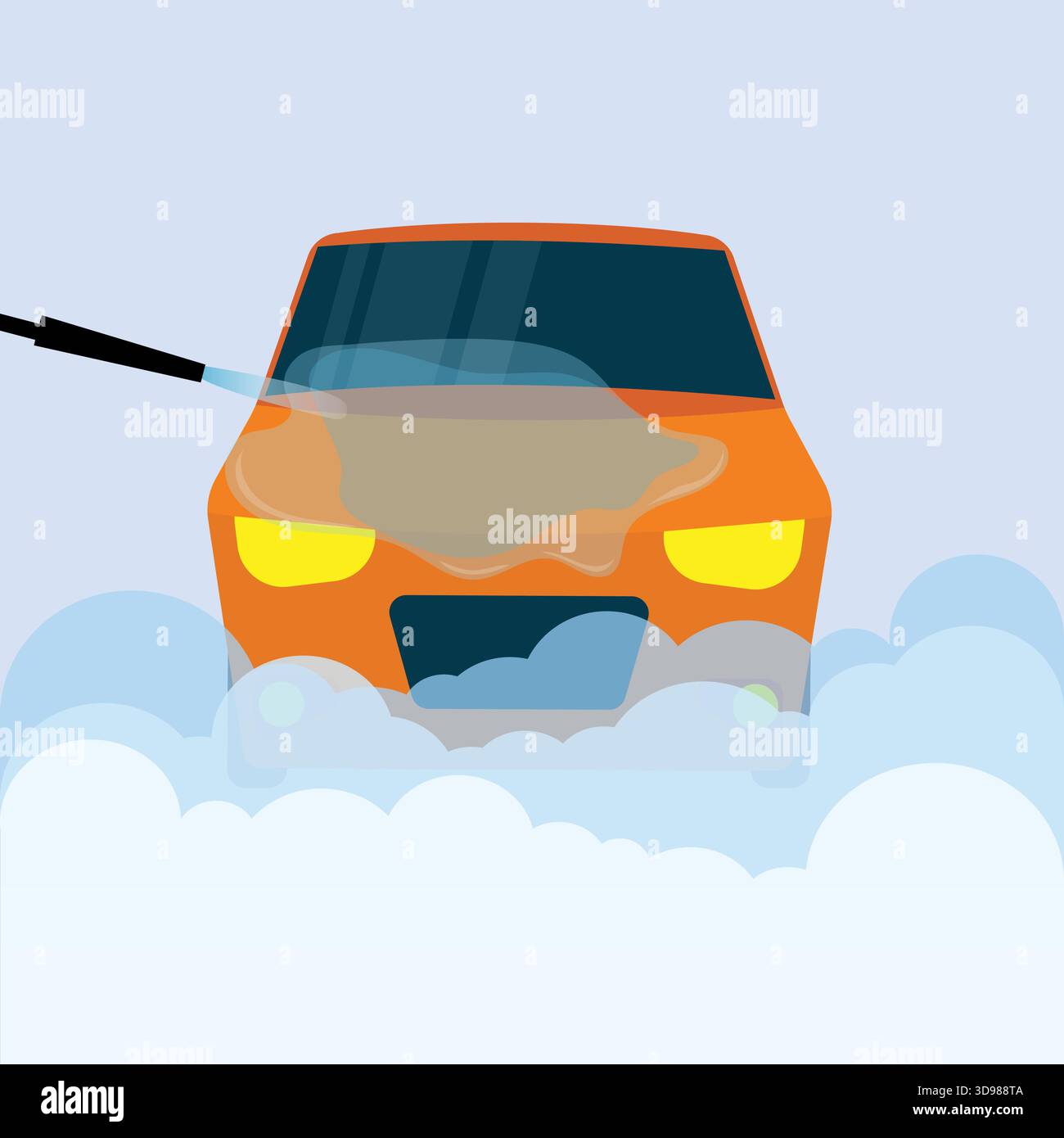 Automobile cleaning Stock Vector Images - Alamy