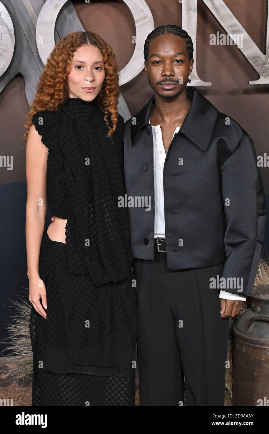 Francinia Casimiro und Lamar Johnson bei der Premiere der Netflix-Serie The Abandons im Netflix ...
