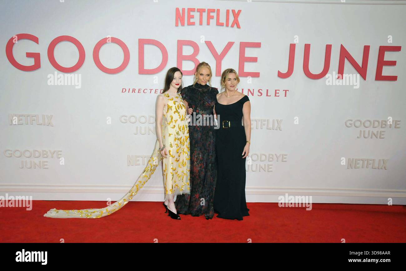 Andrea Riseborough, Toni Collette and Kate Winslet at the "Goodbye June ...
