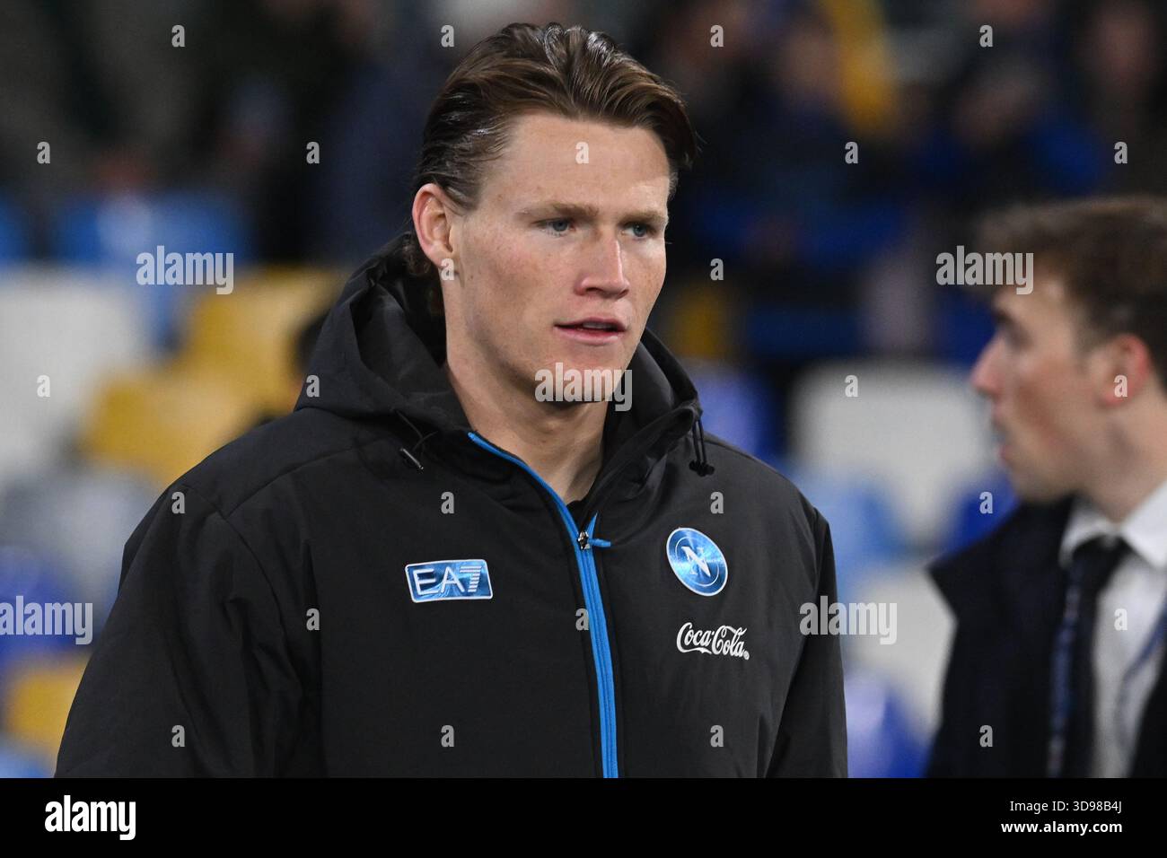 Scott McTominay of SSC Napoli looks during the Coppa Italia Freccia ...