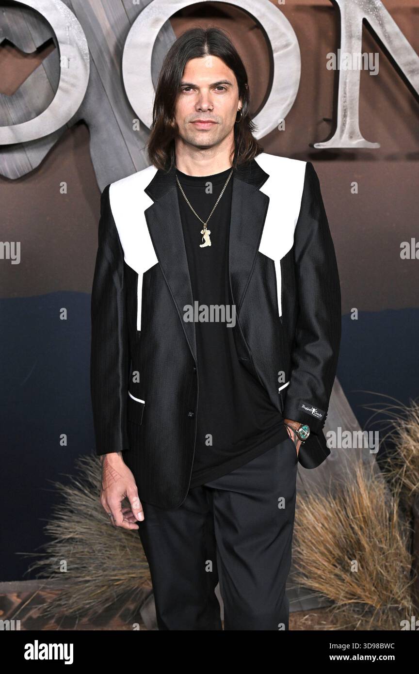 Nick Perri at the premiere of the Netflix series 'The Abandons' at the ...