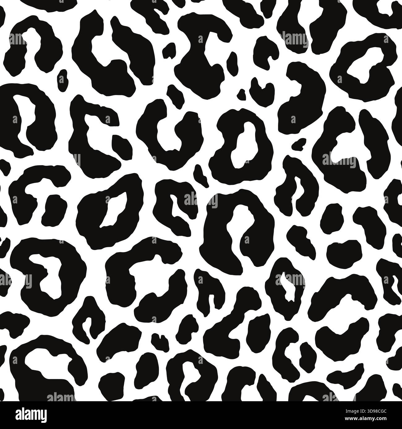 Leopard animal monochrome seamless Stock Vector Images - Alamy