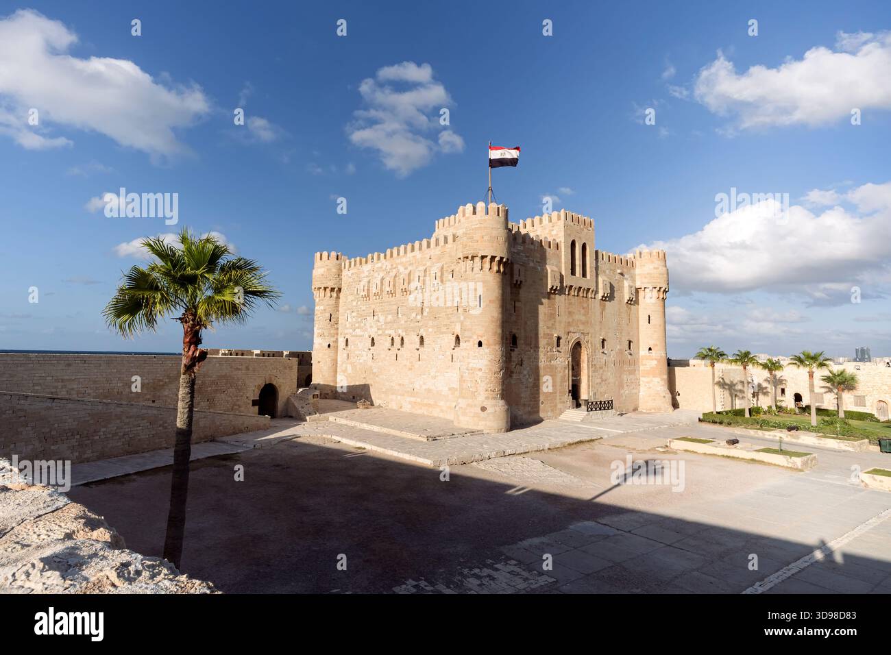 Qayetbay Castle in the middle of Alexandria sea which built in the ...