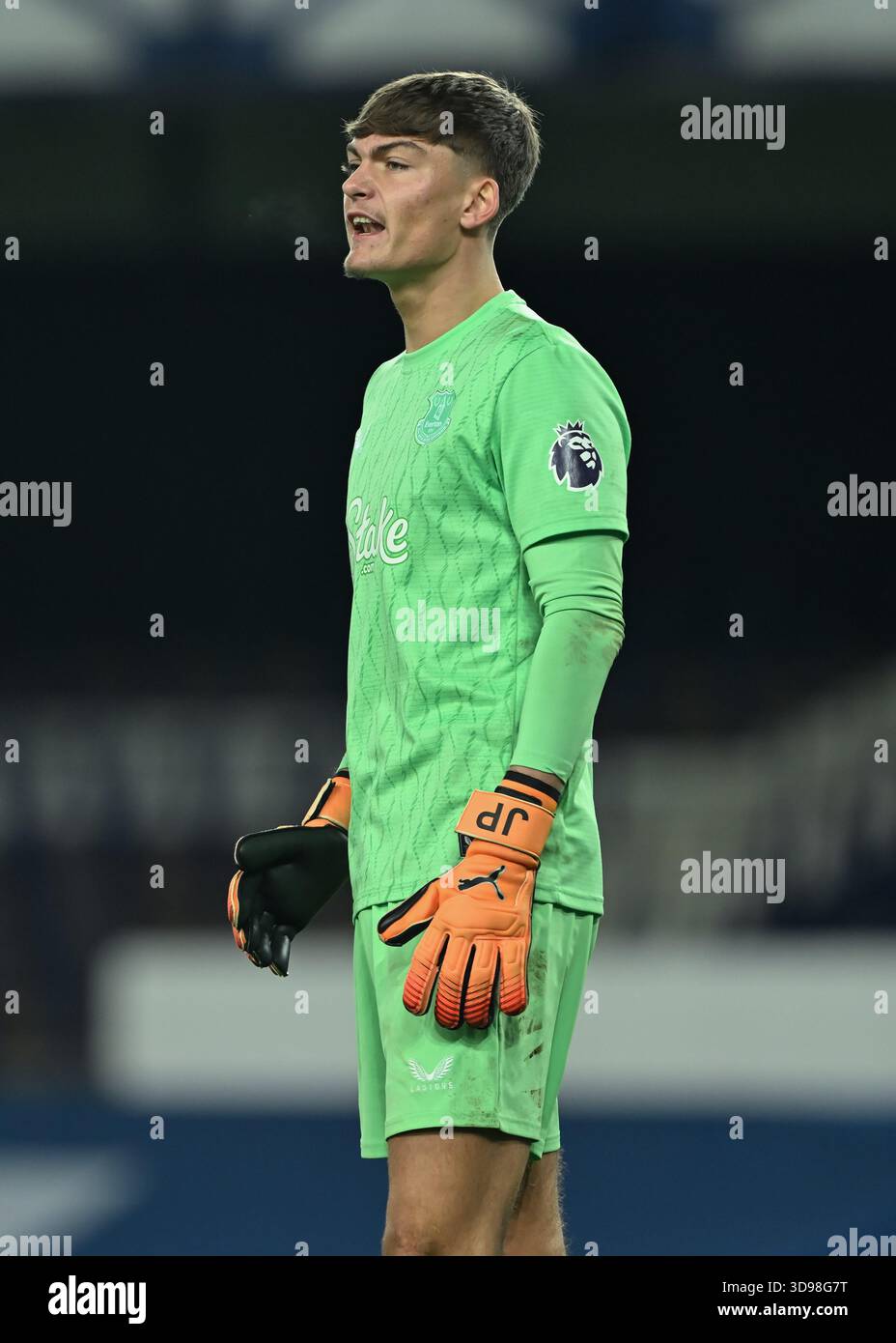 Liverpool, England, 3rd December 2025. George Pickford of Everton ...