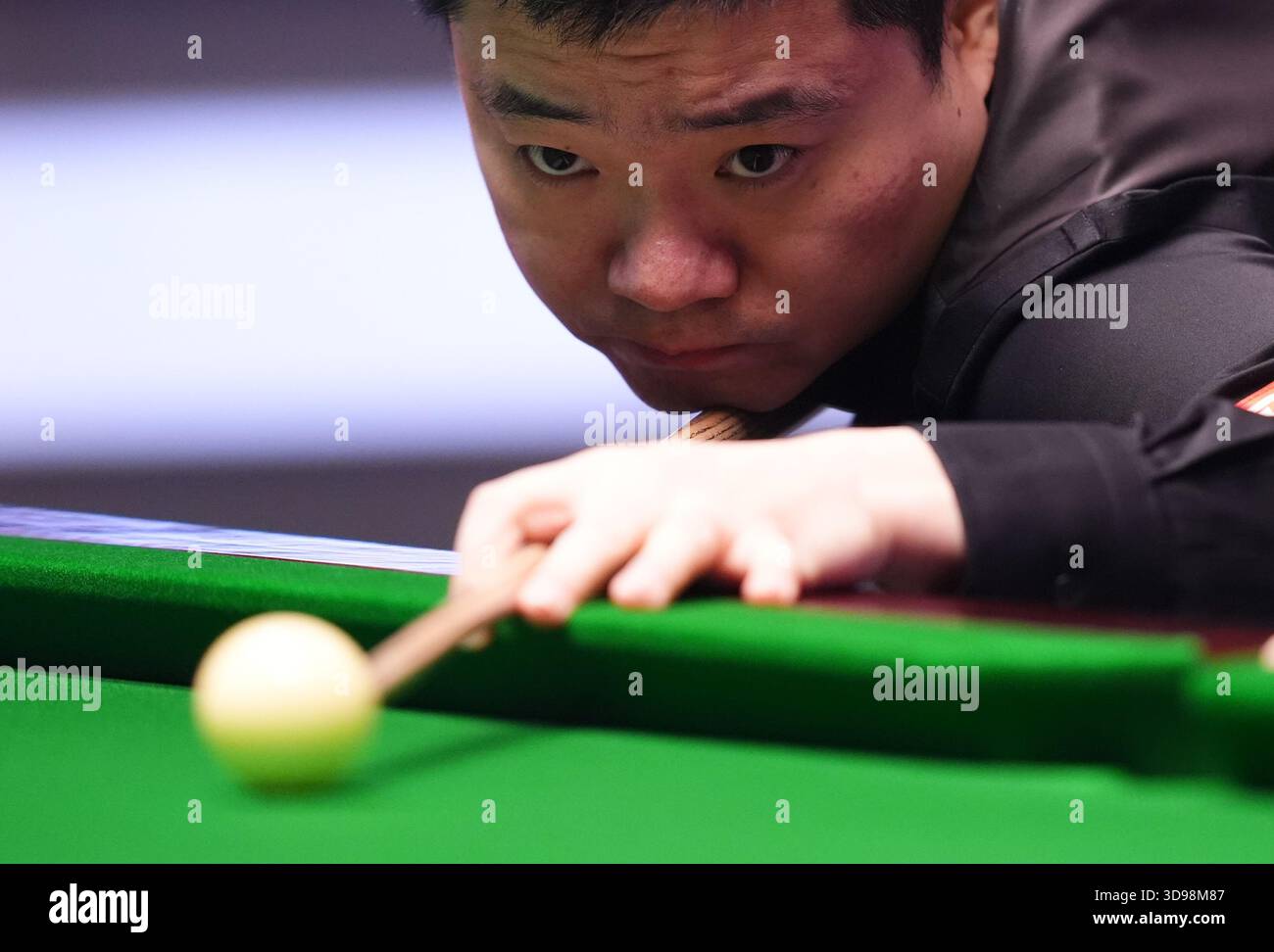 Ding Junhui during his match with Scott Donaldson on day six of the ...