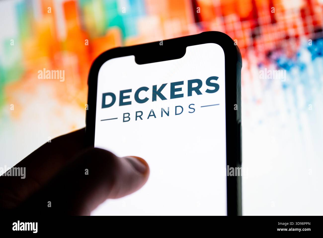 December 4, 2025, Poland: In this photo illustration, the Deckers ...
