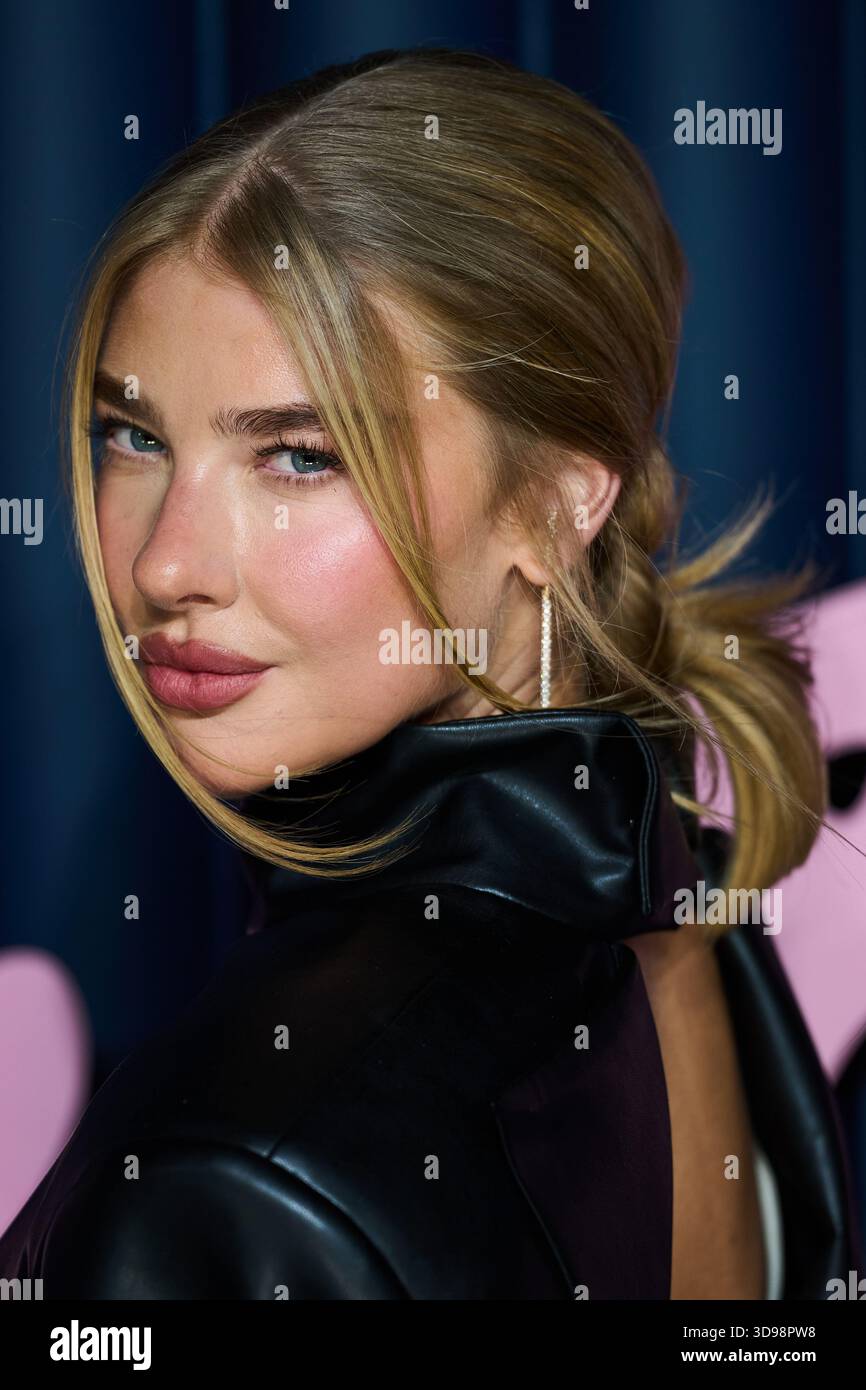 Jess Hunt poses for photographers upon arrival at 'The Fashion Awards ...