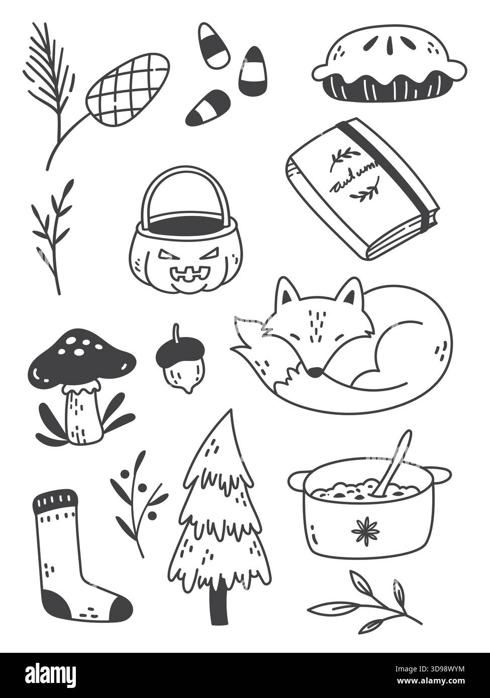 Thanksgiving celebration animation hi-res stock photography and images ...