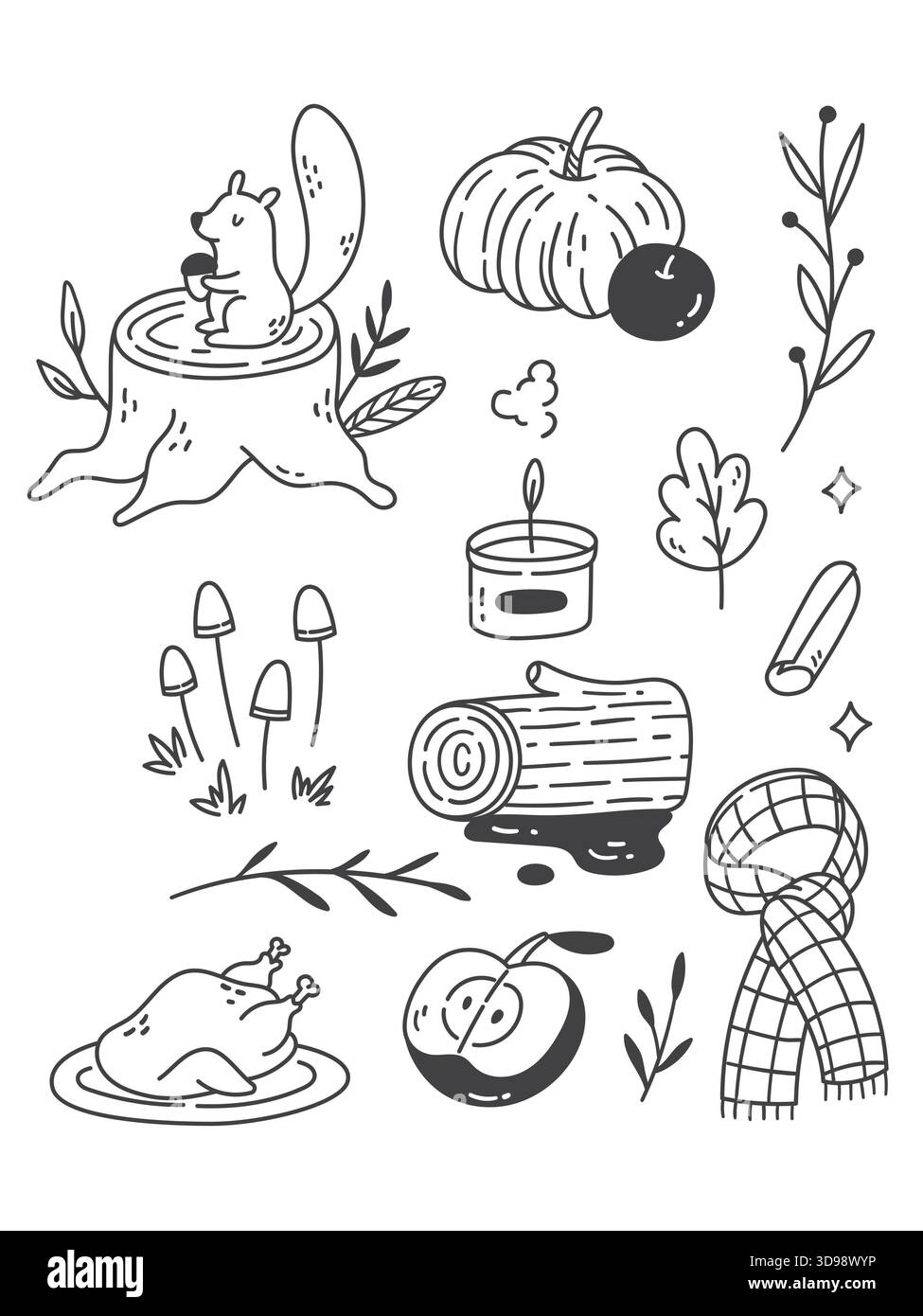 Thanksgiving celebration animation hi-res stock photography and images ...