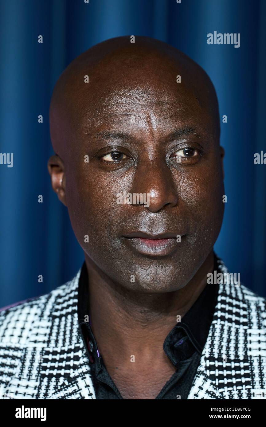 Ozwald Boateng poses for photographers upon arrival at 'The Fashion ...