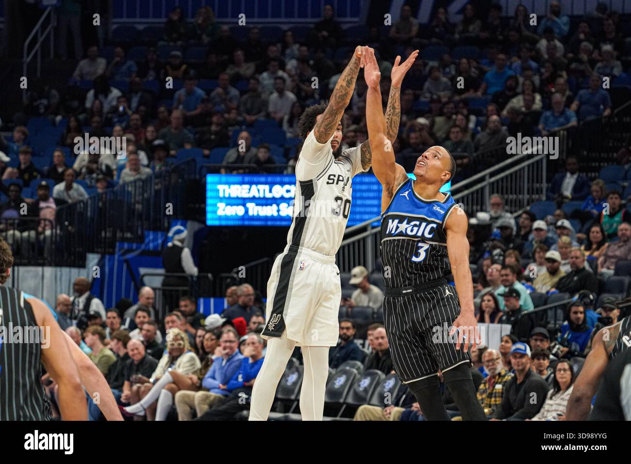 Orlando, Florida, USA, December 3, 2025, San Antonio Spurs forward ...