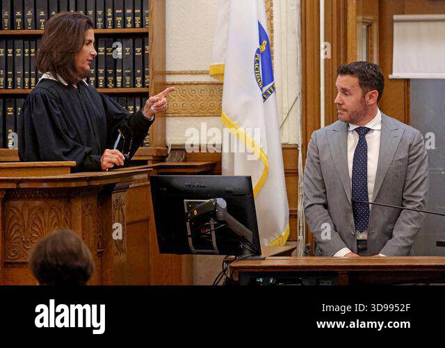 William Fastow listens as Judge Diane Freniere addresses him while he ...
