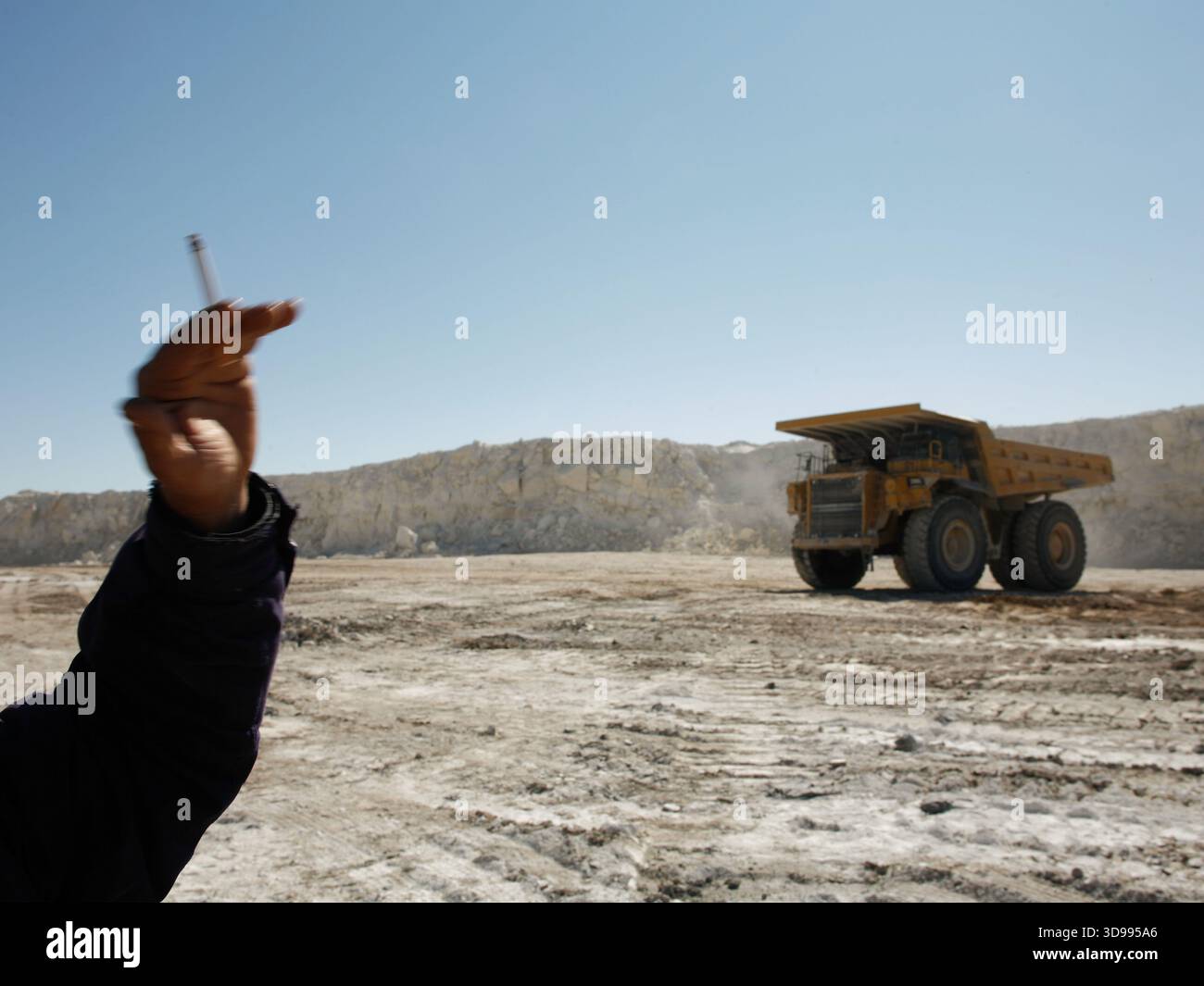Phosphate extraction site in the Redeyef - Metaloui region. Tunisia ...