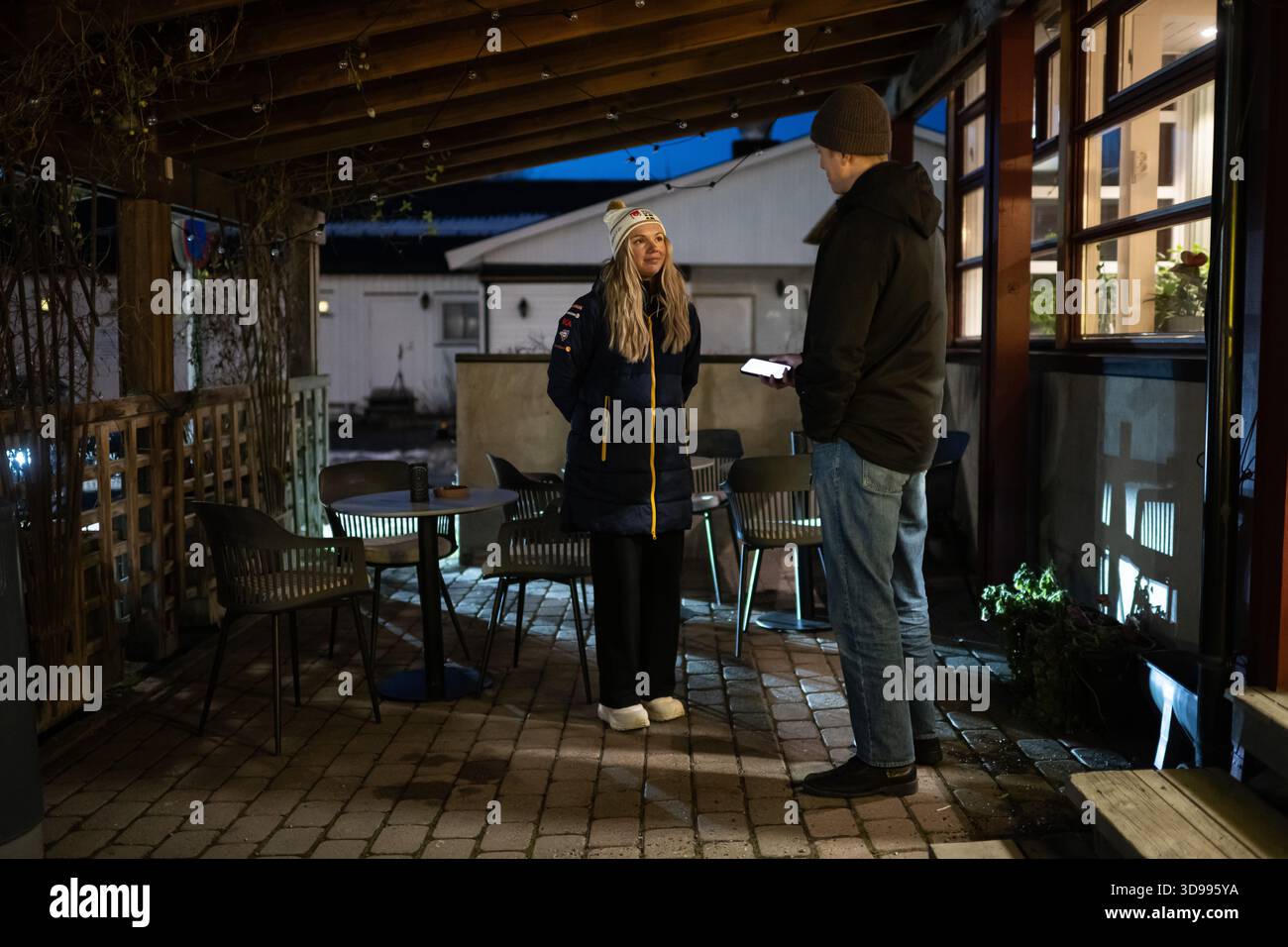 251204 Emma Ribom of the Swedish national cross-country skiing team ...