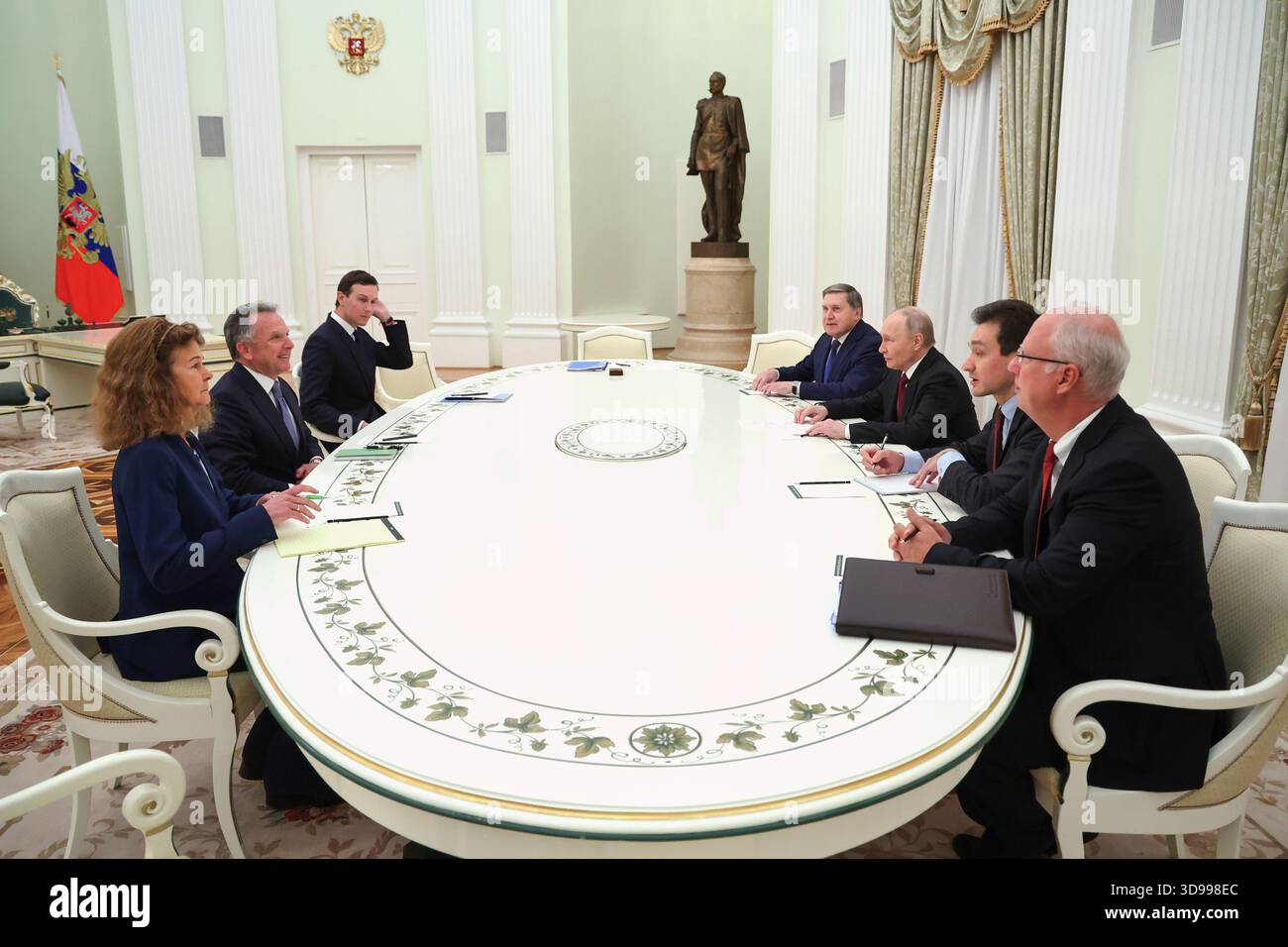 FILE - Russian President Vladimir Putin, third right, Russian ...