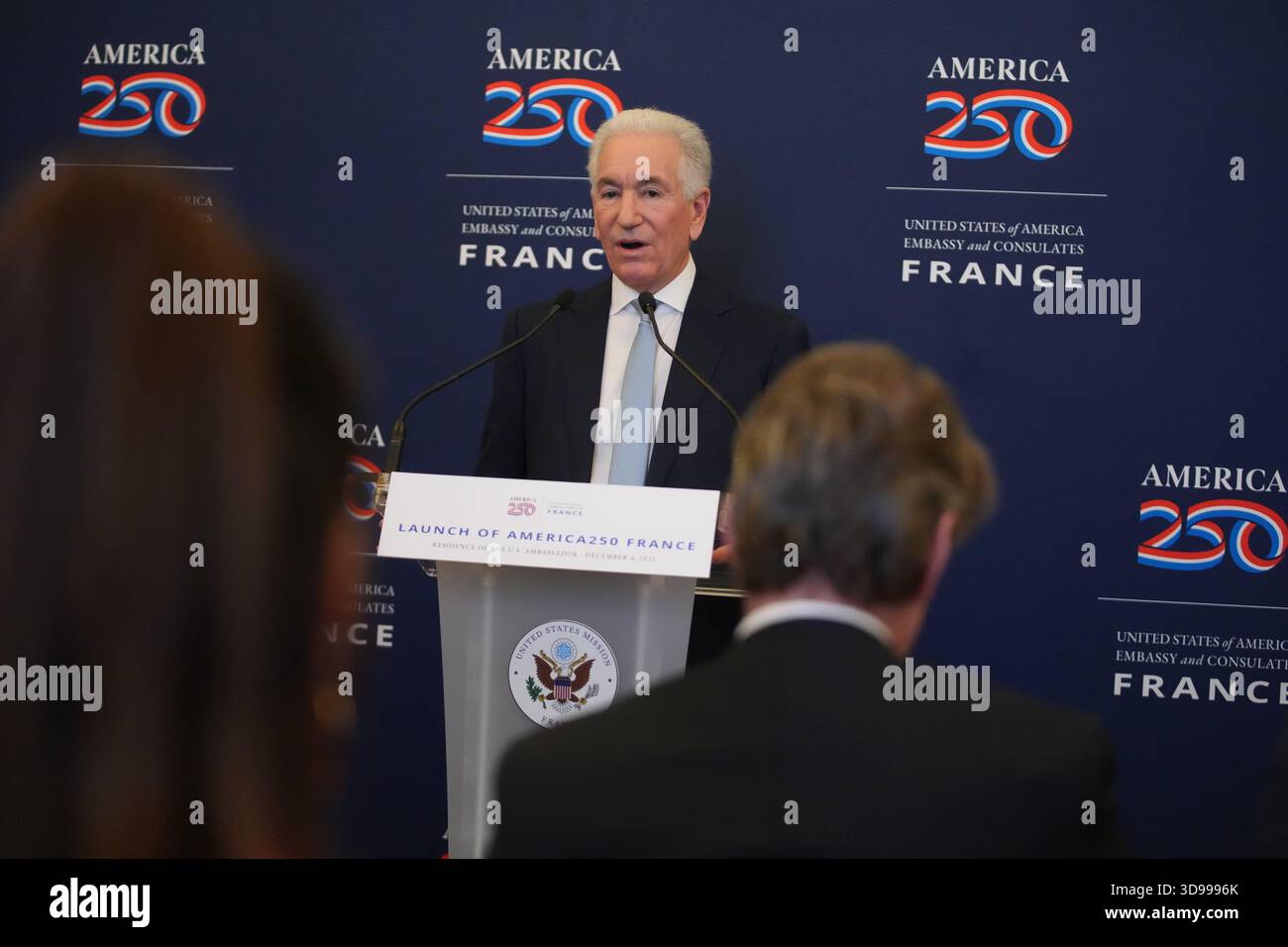 U.S. Ambassador to France Charles Kushner gives a press conference ...