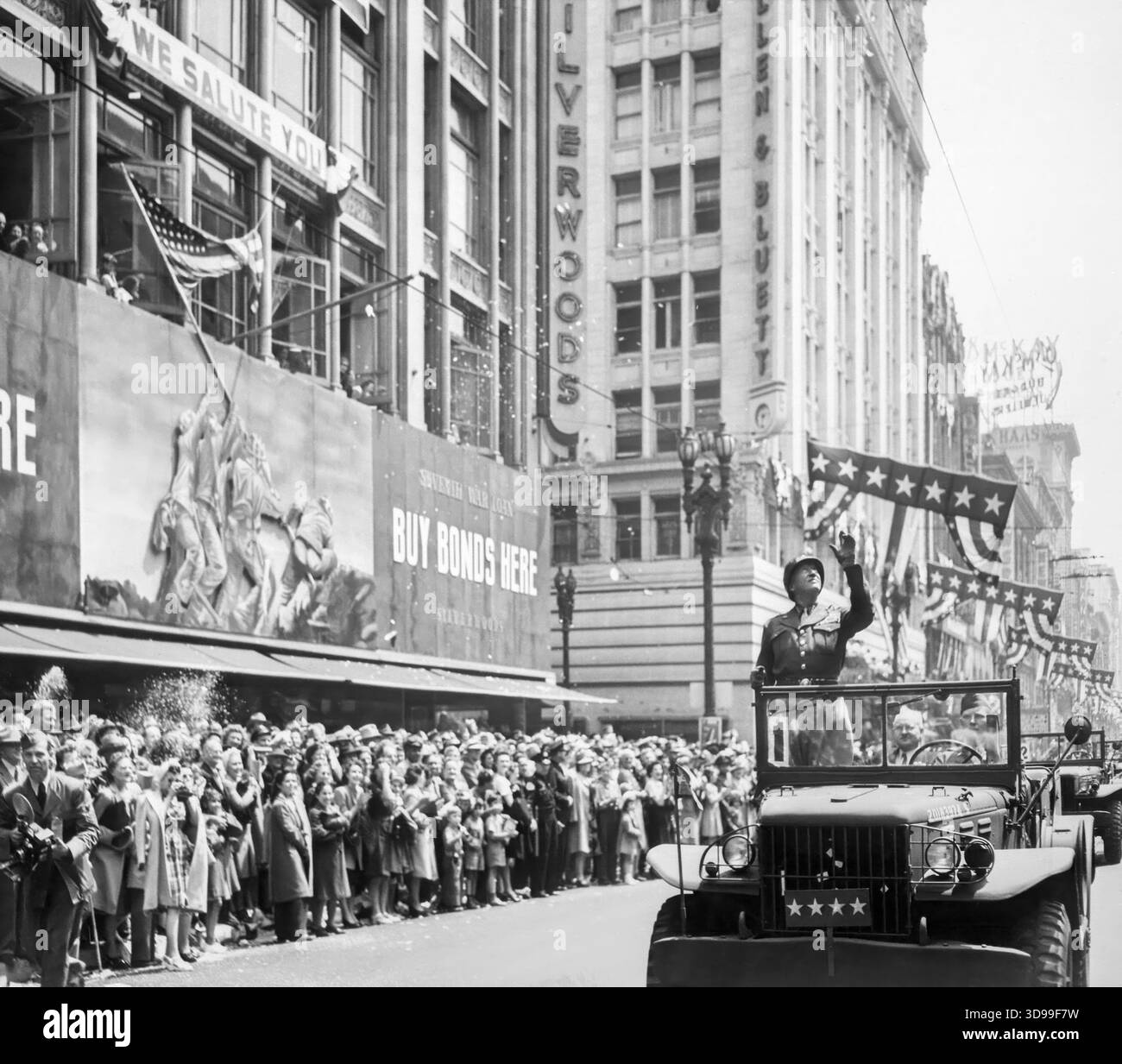 Patriotic parade usa Black and White Stock Photos & Images - Alamy