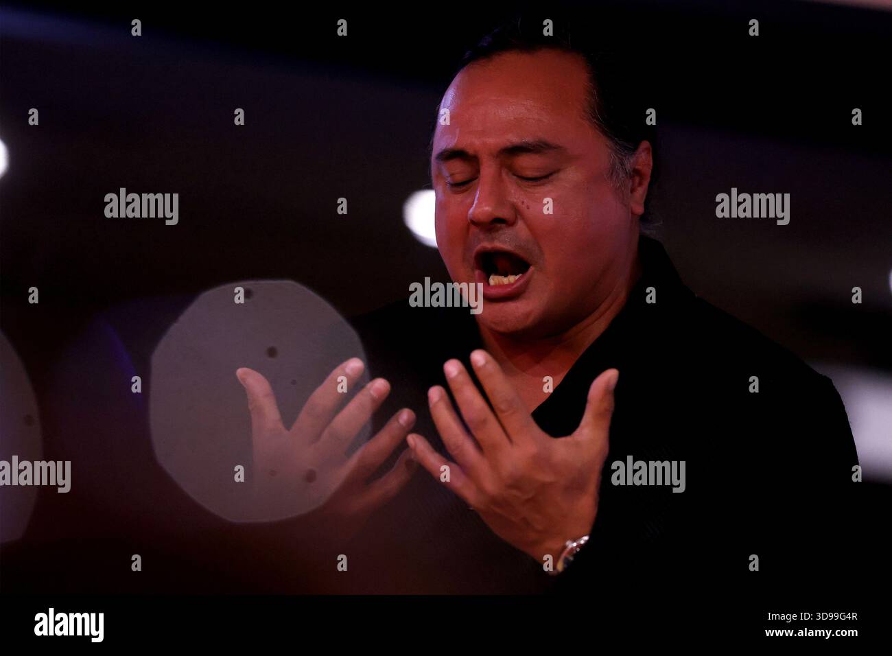 Madrid, Spain; December 3, 2025 Mexican tenor Jesús Daniel Hernández ...