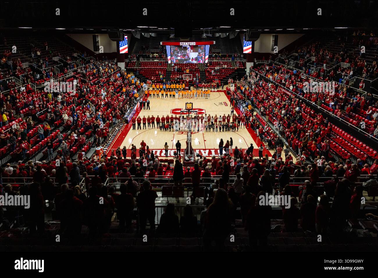 STANFORD, CA - DECEMBER 03: A general view of Maples Pavilion during ...