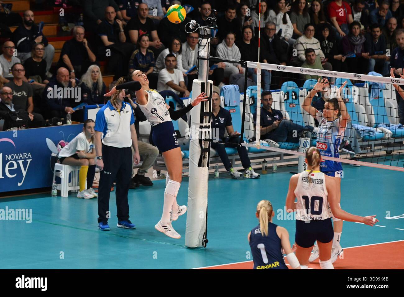 BALADIN Hande (Fenerbahce Medicana Istanbul) on action during Cev cup ...