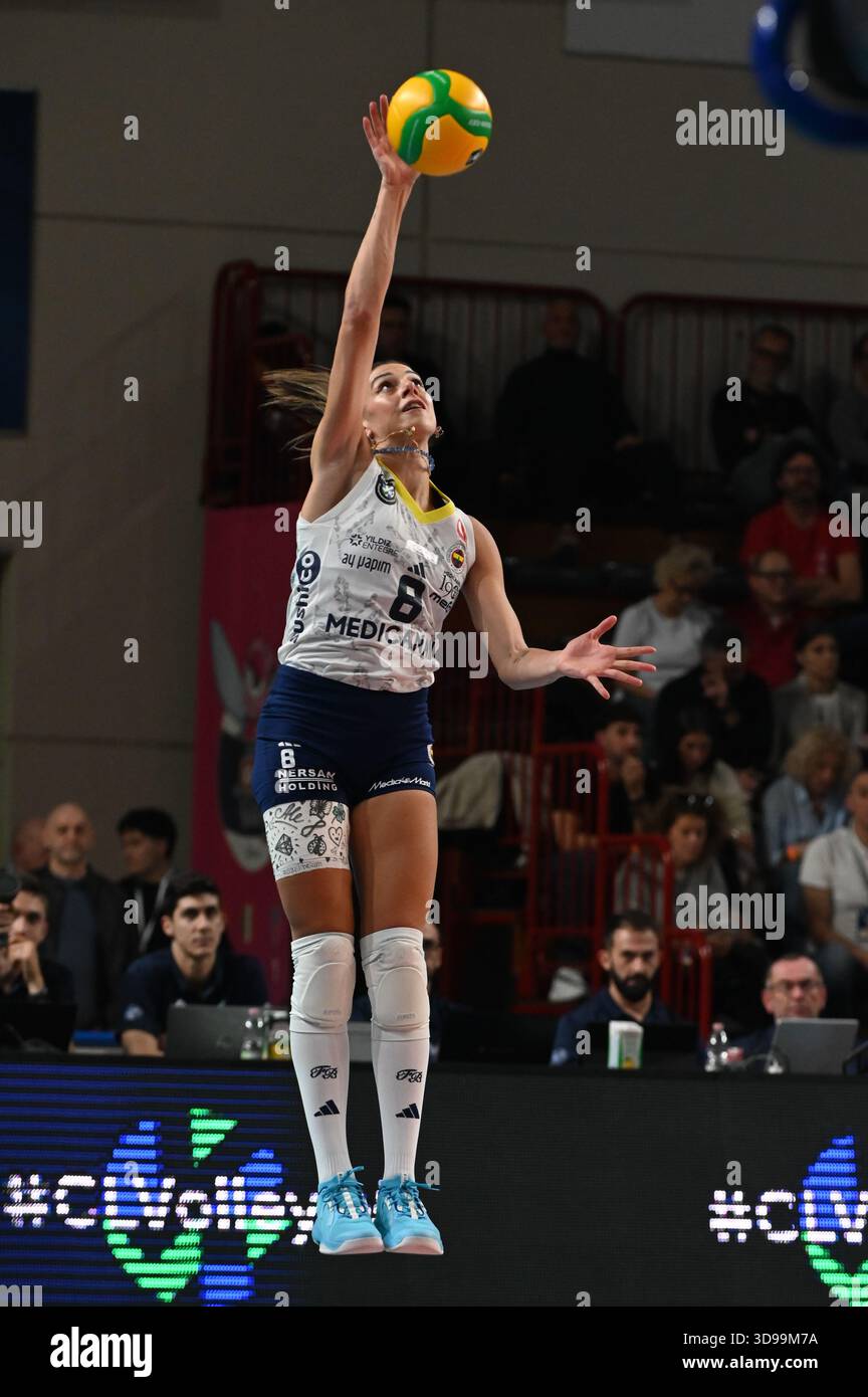 December 4, 2025, Novara, Italy, Italy: ORRO Alessia (Fenerbahce ...