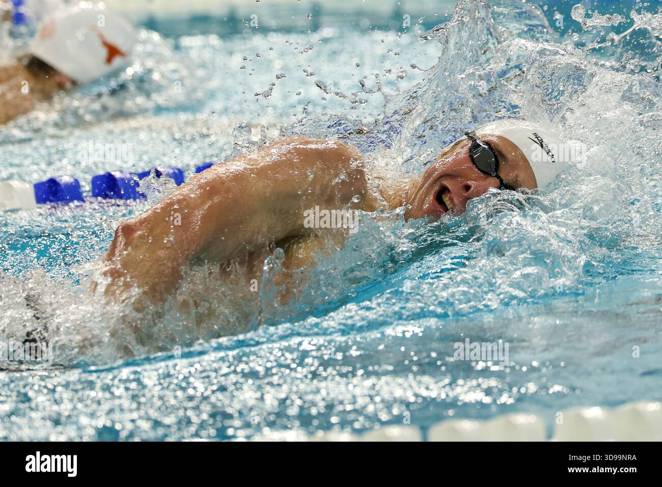 AUSTIN, TX - DECEMBER 04: Aaron Shackell competes in a a men's 400 ...