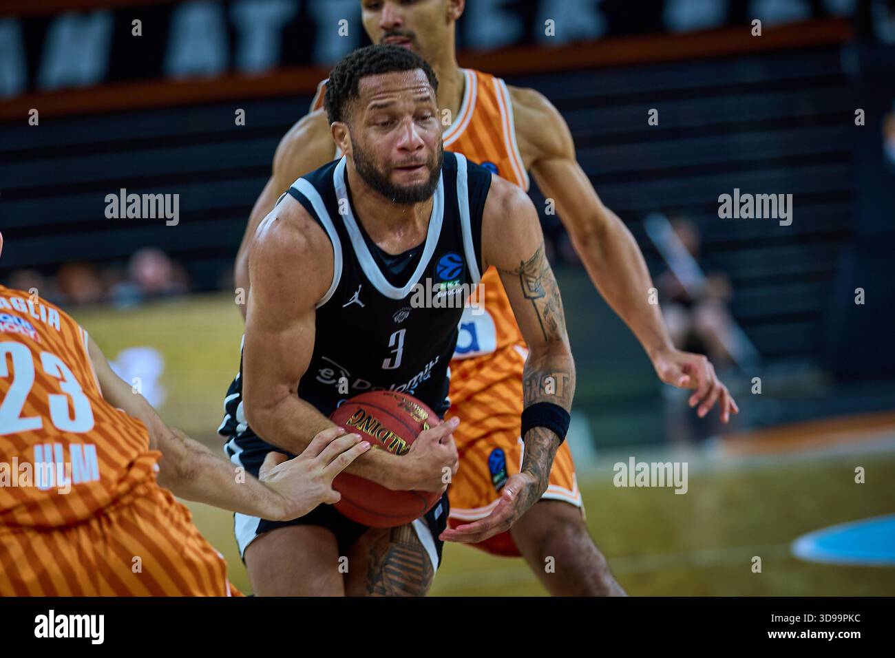 Devante Jones (Dolomiti Energia Trento, #03) GER, ratiopharm ulm vs. Dolomiti Energia Trento ...