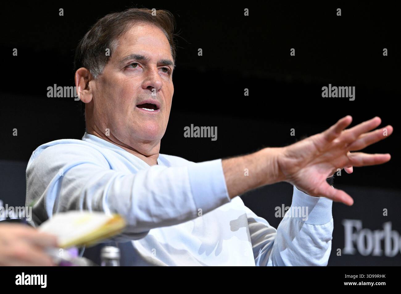 Mark Cuban, Cofounder Cost Plus Drugs, speaks at the 2025 Forbes ...