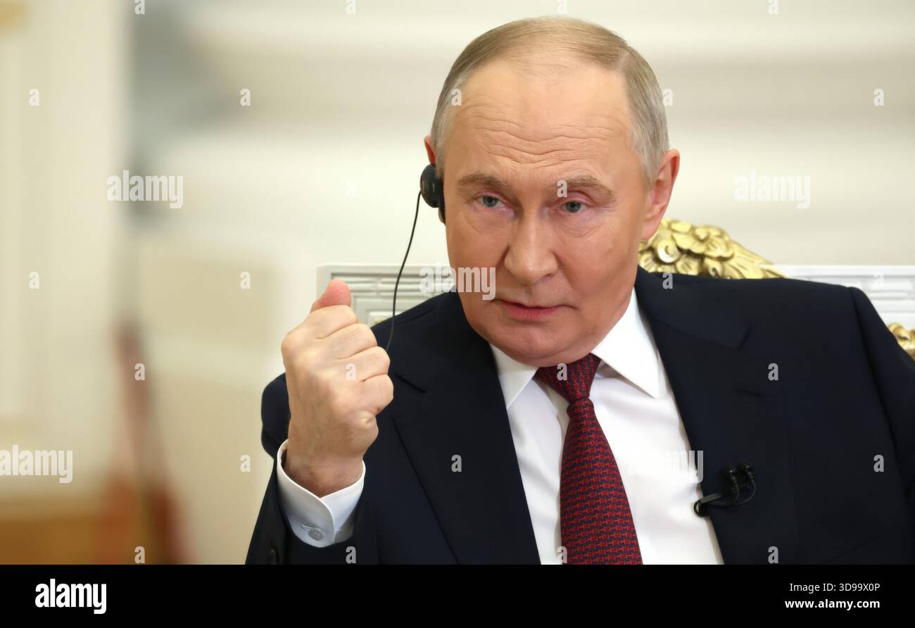Moscow, Russia. 03 December, 2025. Russian President Vladimir Putin ...