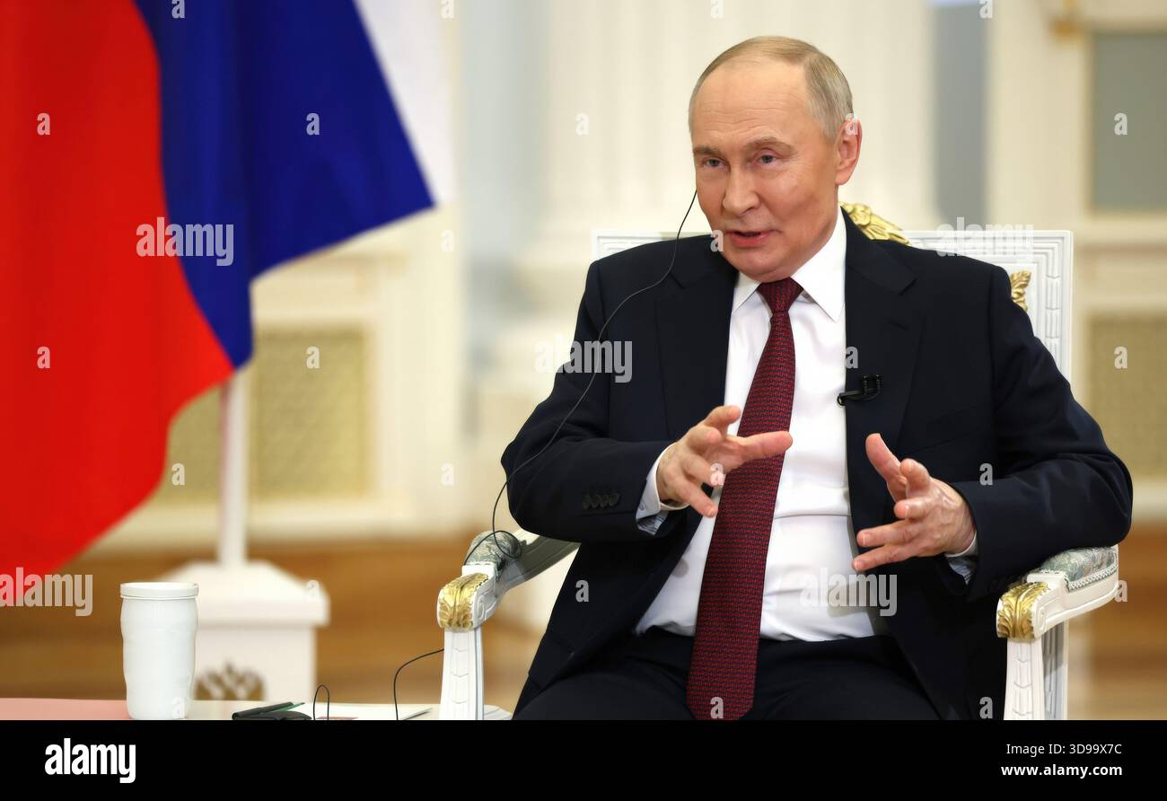 Moscow, Russia. 03 December, 2025. Russian President Vladimir Putin ...