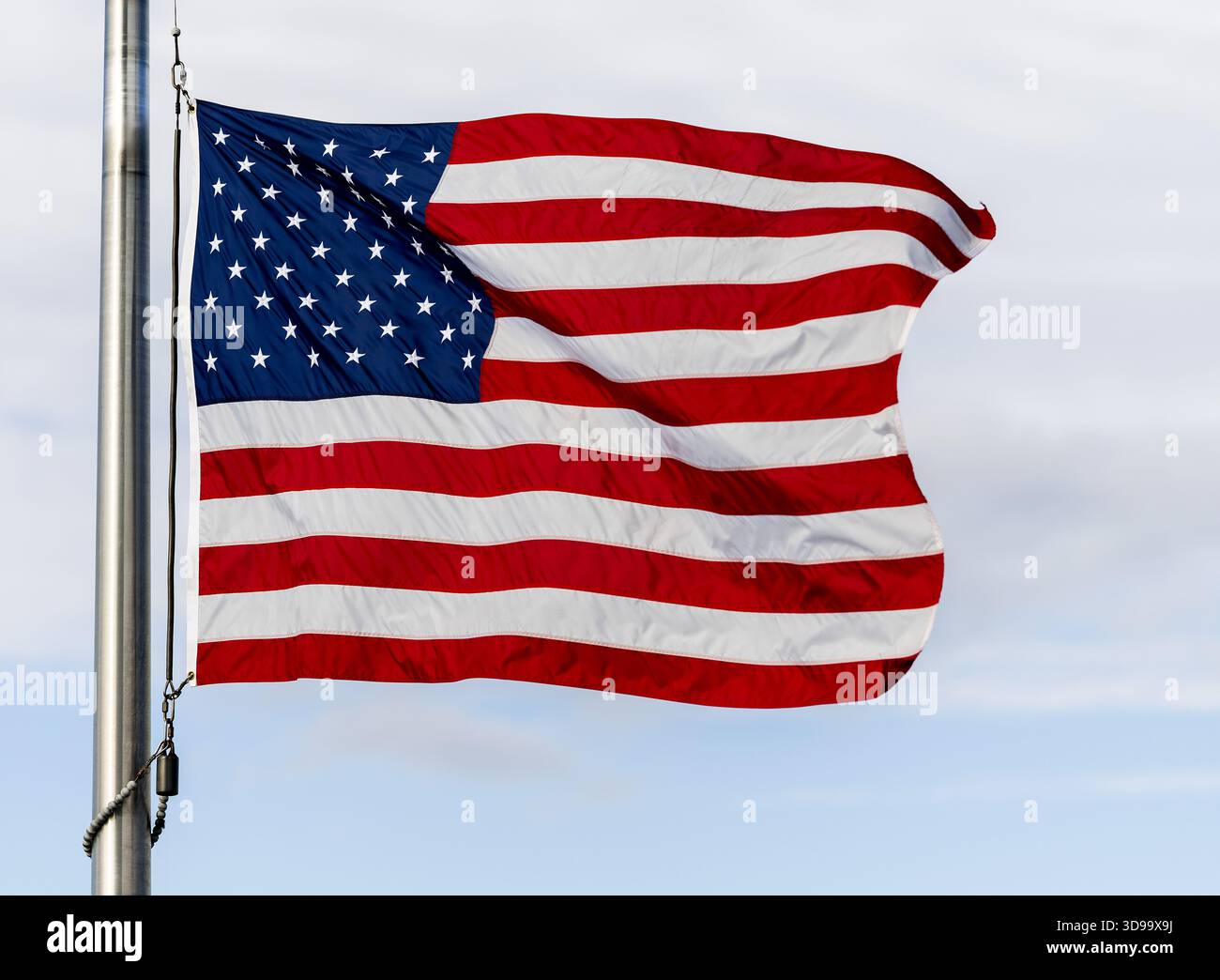 WASHINGTON - The United States flag on the day before the draw for the ...