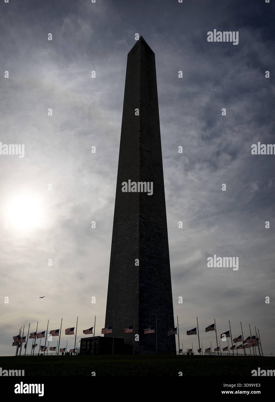 WASHINGTON - The Washington Monument on the day before the draw for the ...