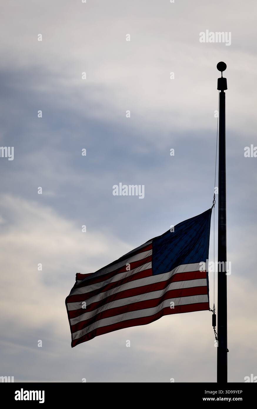 WASHINGTON - The United States flag on the day before the draw for the ...