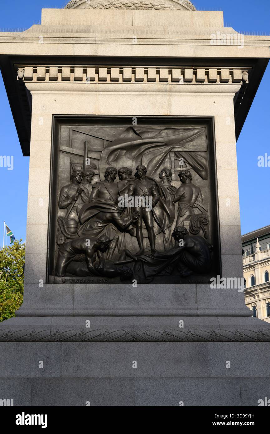One of the bronze relief panels, cast from captured French guns, adorns ...