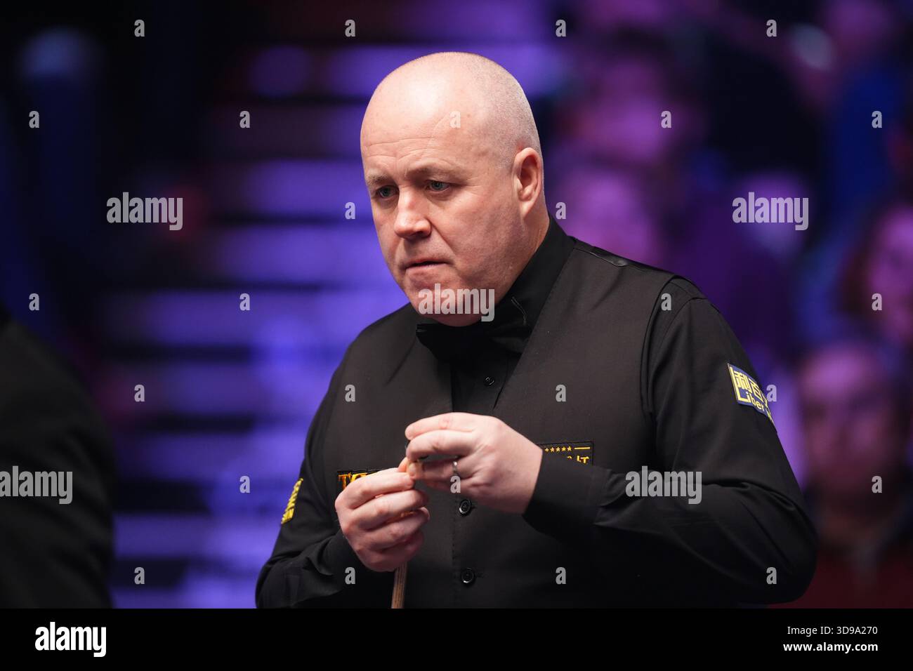 John Higgins during his match with Shaun Murphy on day six of the 2025 ...