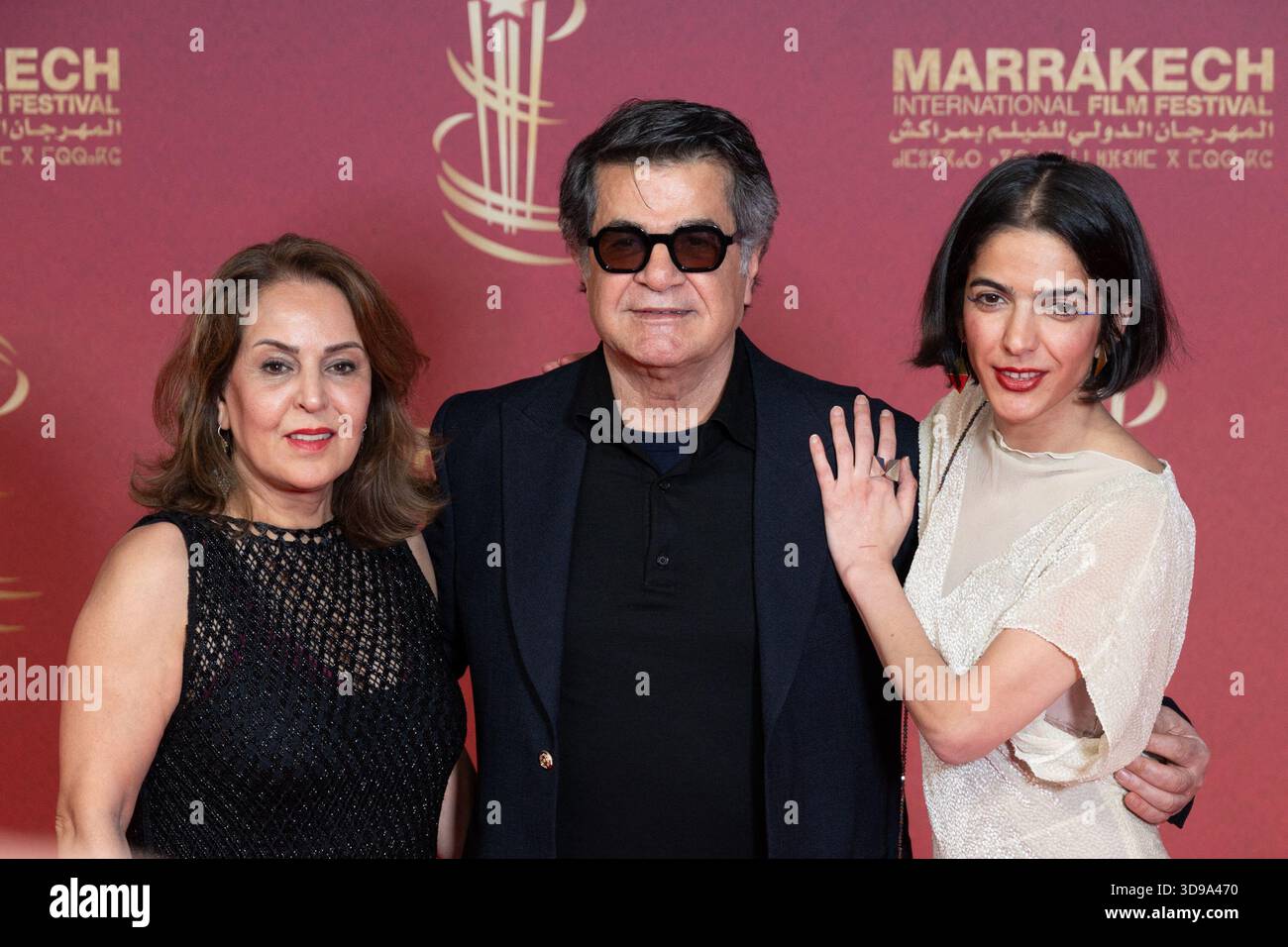 Solmaz Panahi, Jafar Panahi, Tahereh Saeedi attends the 22nd Marrakech ...