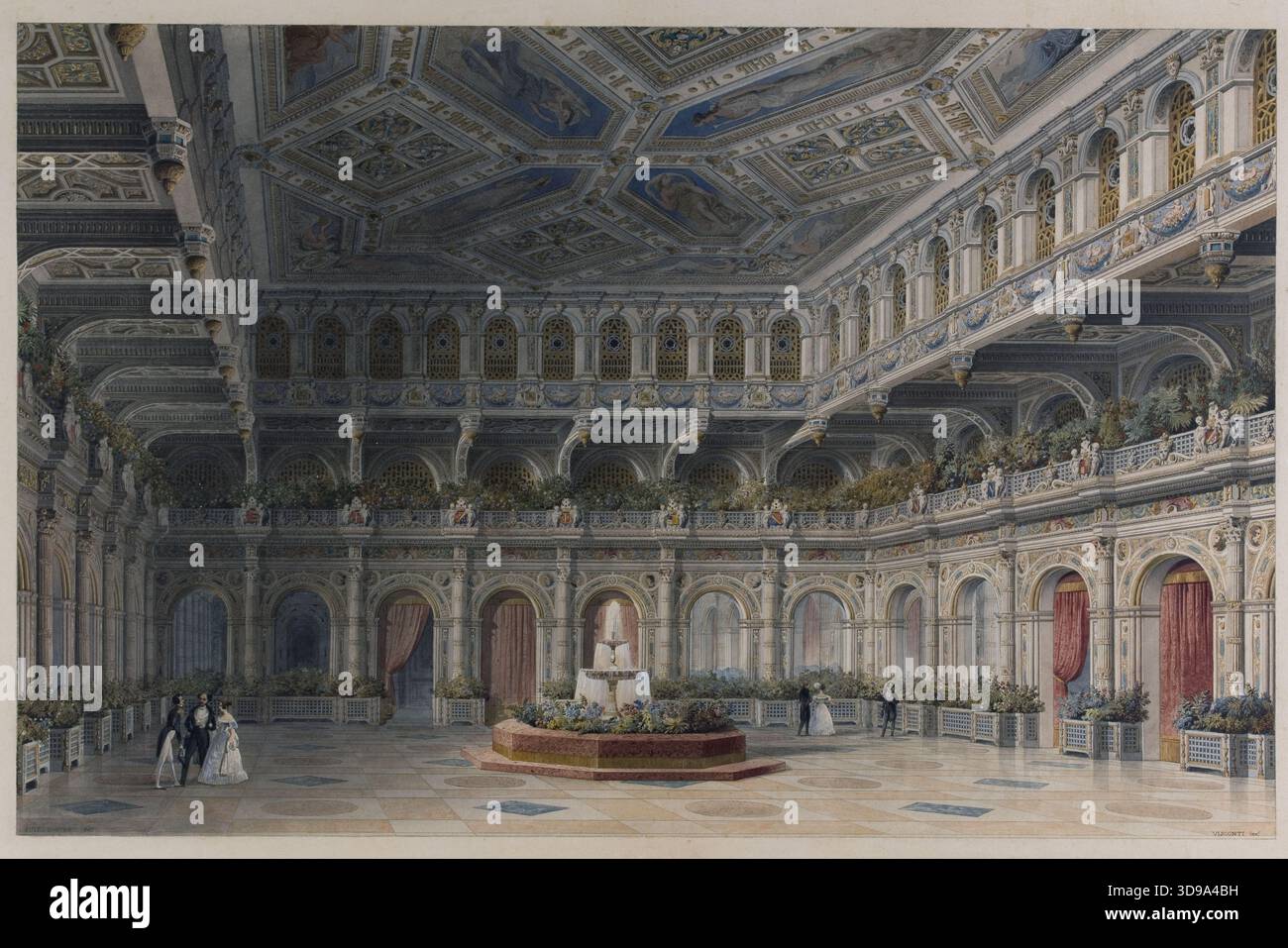 Temporary room in the courtyard of the Paris City Hall for the wedding ...