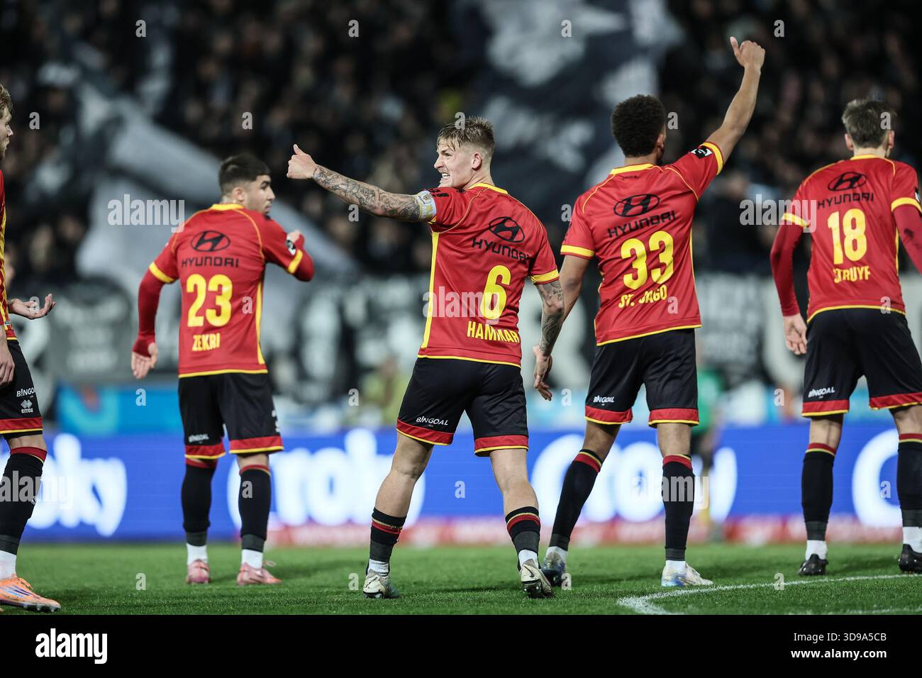 Mechelen's Fredrik Hammar pictured during a soccer game between ...