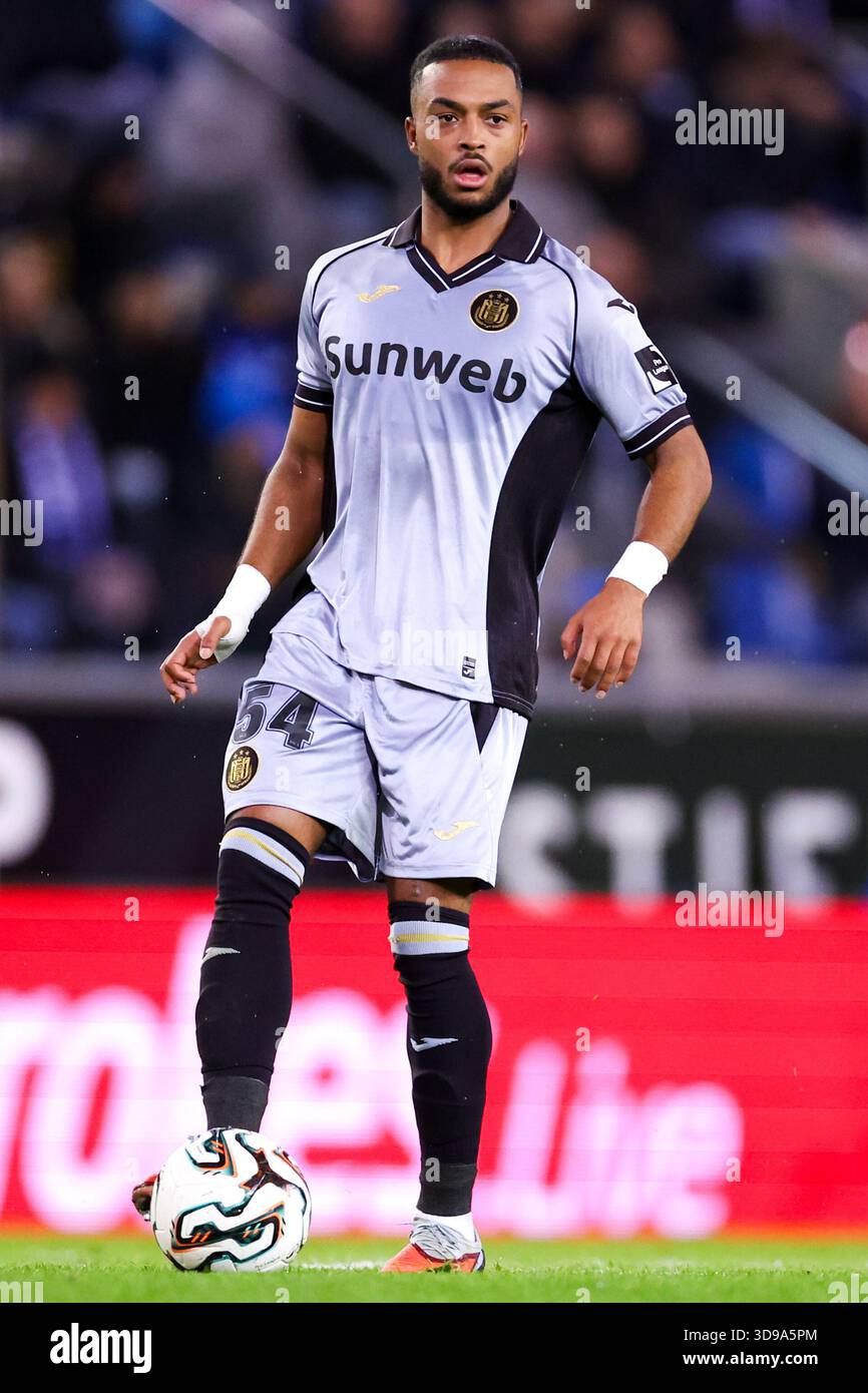 GENK, BELGIUM - DECEMBER 4: Killian Sardella of RSC Anderlecht in ...