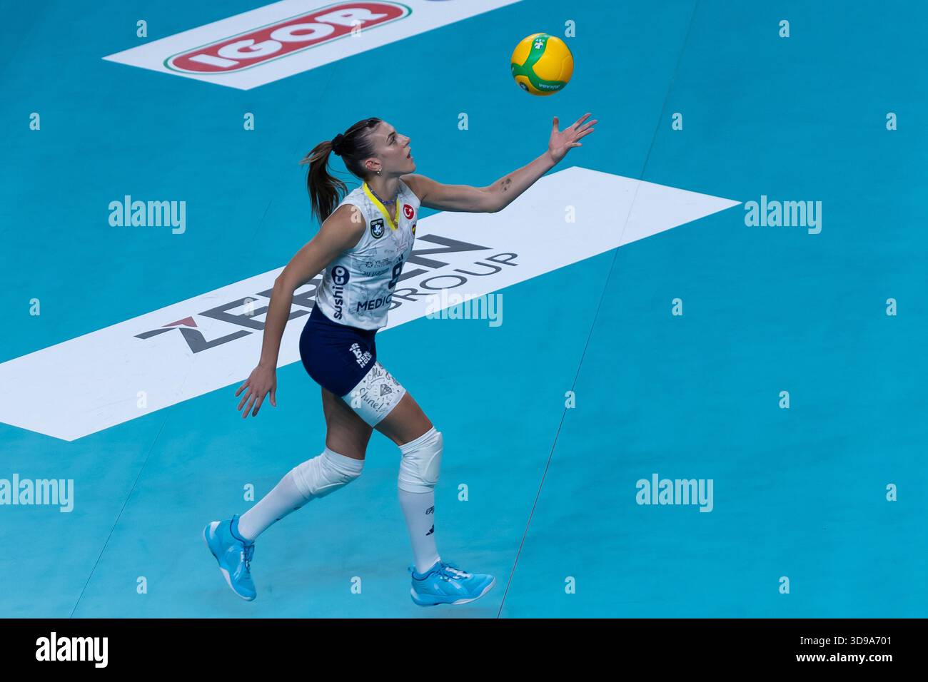 ORRO Alessia (Fenerbahce Istanbul) at service during CEV Champions ...